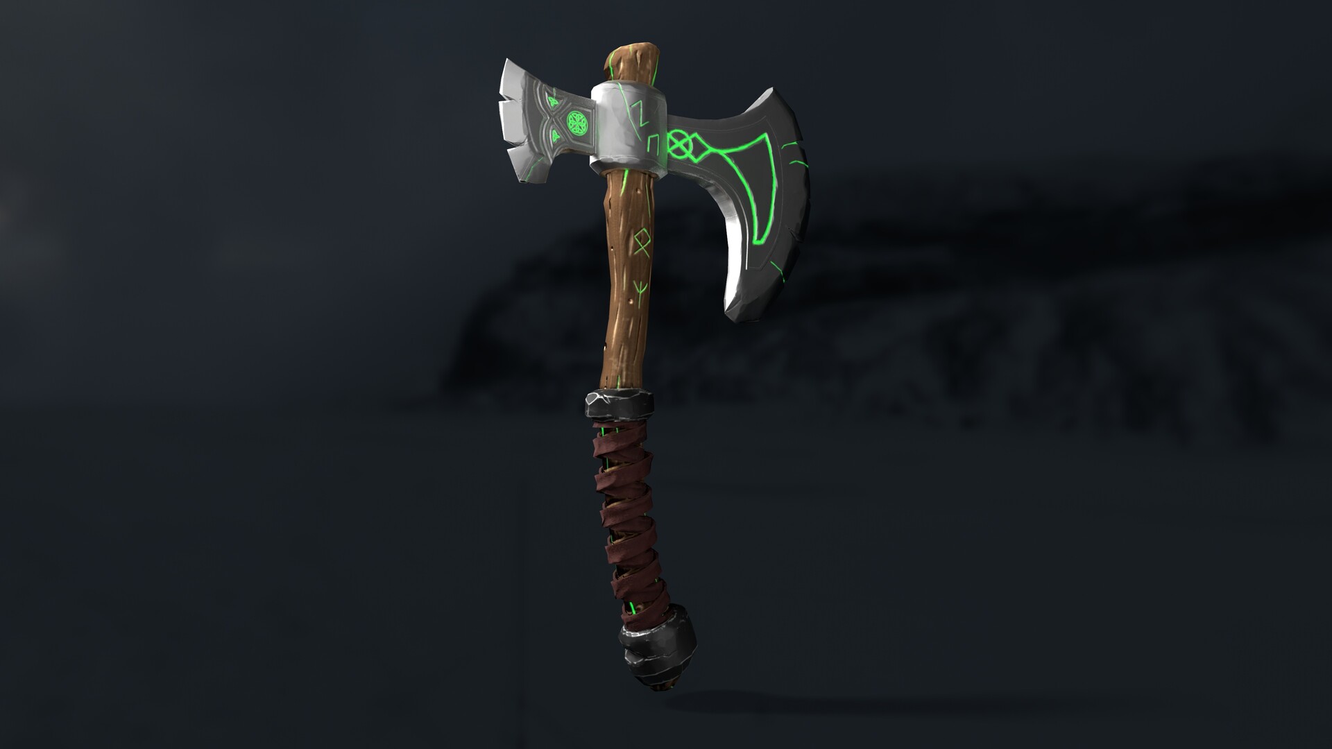 ArtStation - Stylized Celtic Axe