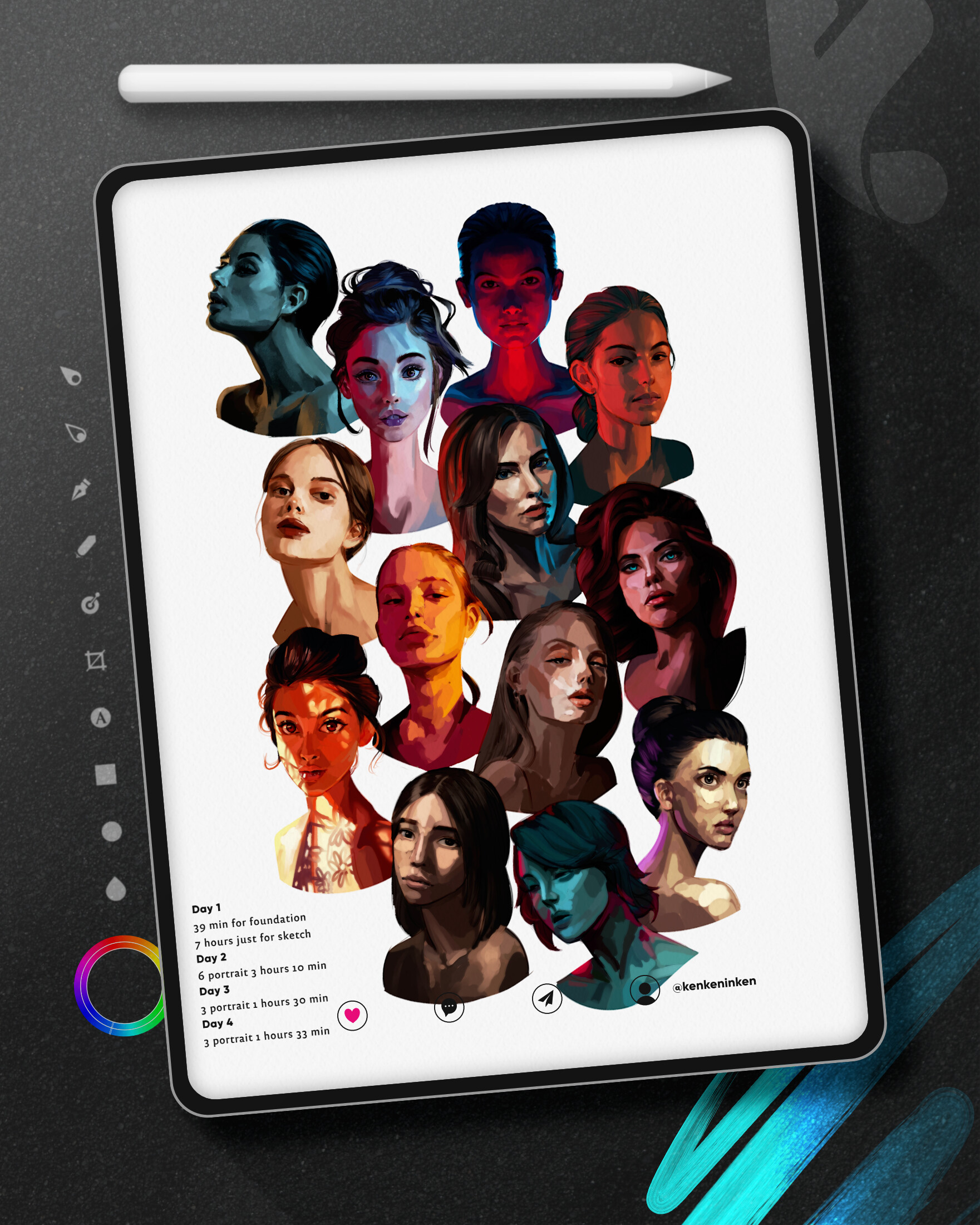 ArtStation - Portrait & Lighting Study [Friday, 25th September 2020]