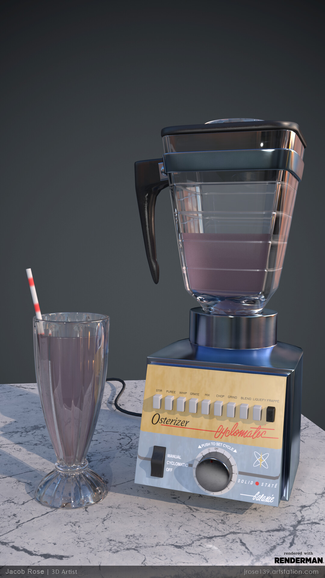 Jacob Rose - Retro Blender - DiNusty Empire Challenge