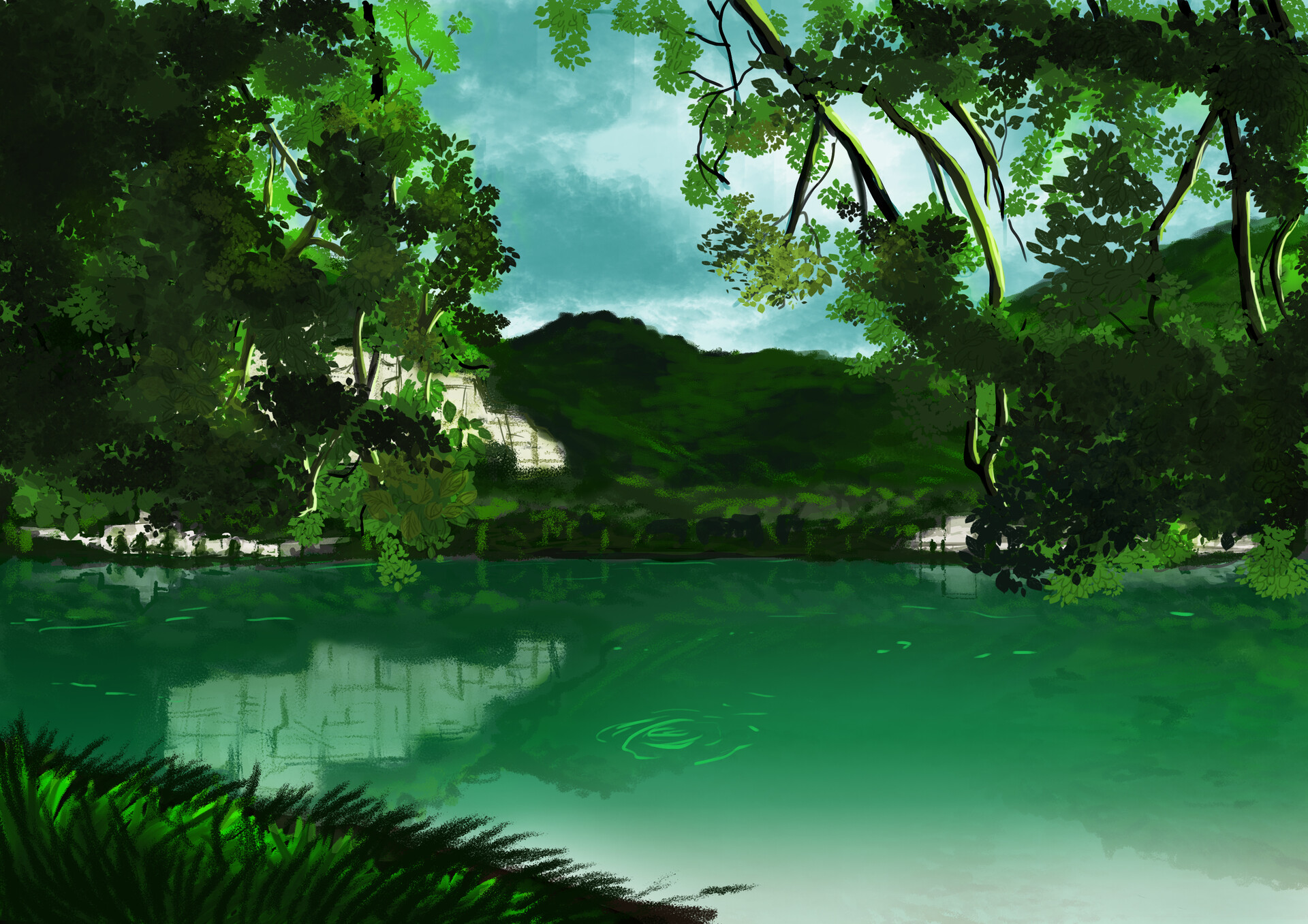 ArtStation - Lake Side