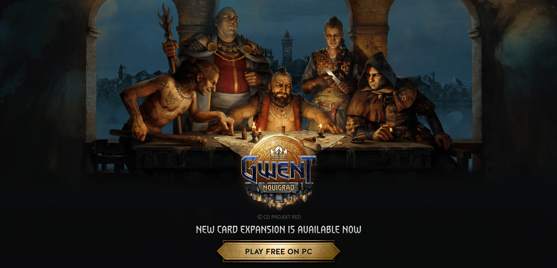 Renata Mrowińska - GWENT - Novigrad Expansion logotype