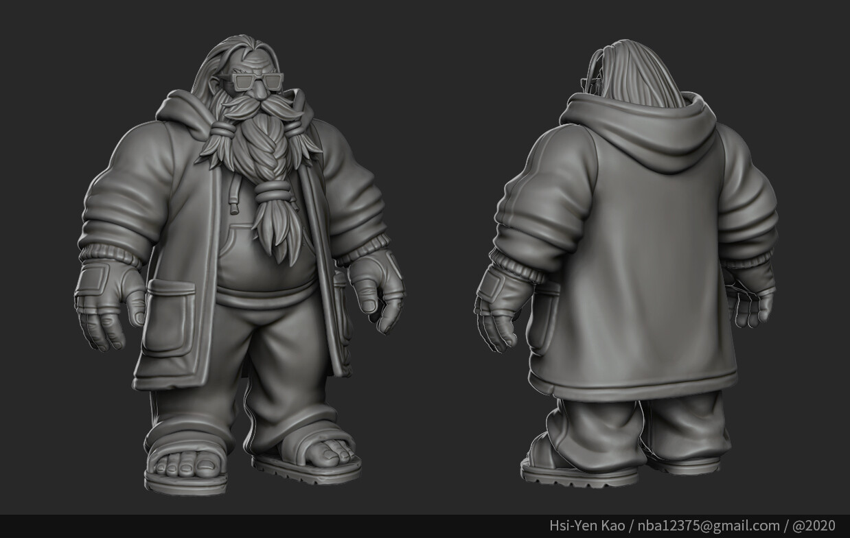 Hsi Yen Kao - Dhor - The Dwarf of Thunder (WIP)