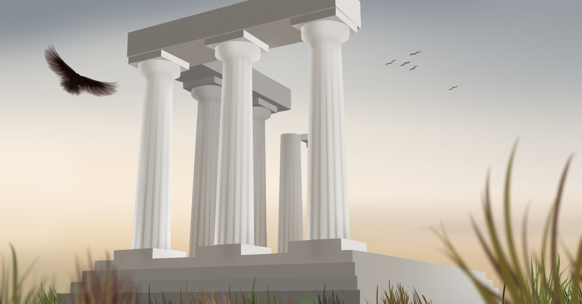ArtStation - Greek Temple