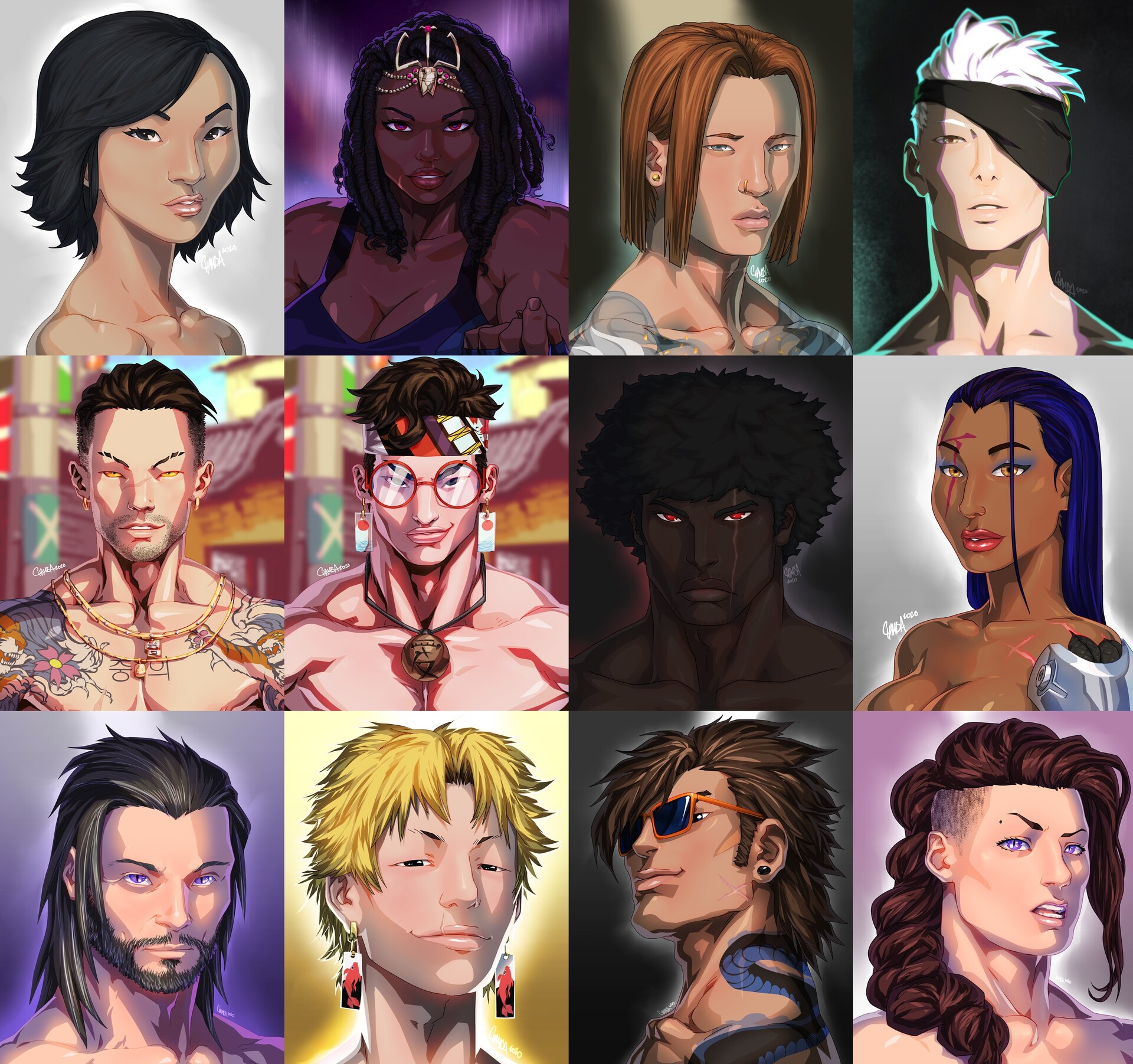 ArtStation - Forevermore and Nevermore Cast Headshot