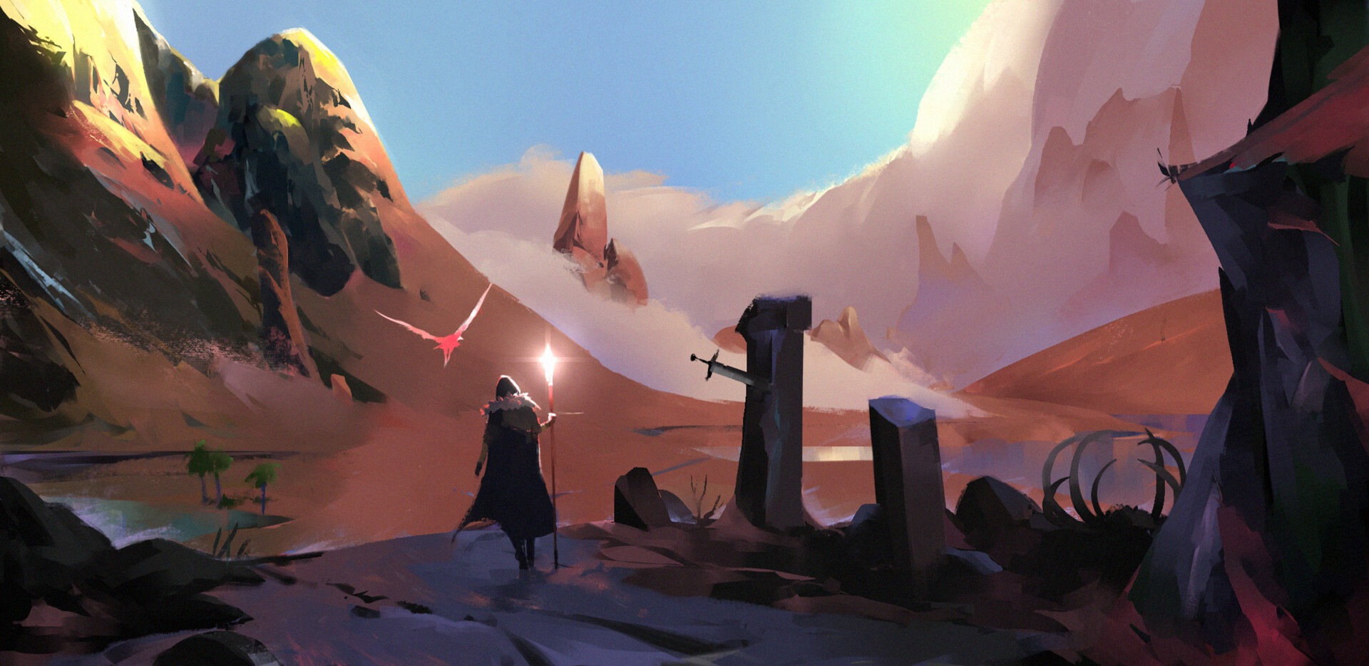 ArtStation - Sandstorm- Desert Themed Landscape