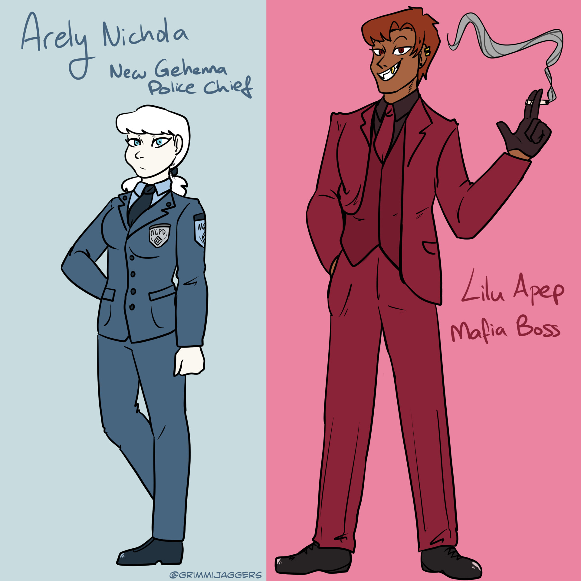 ArtStation - Arely and Lilu [2020 Redesigns]