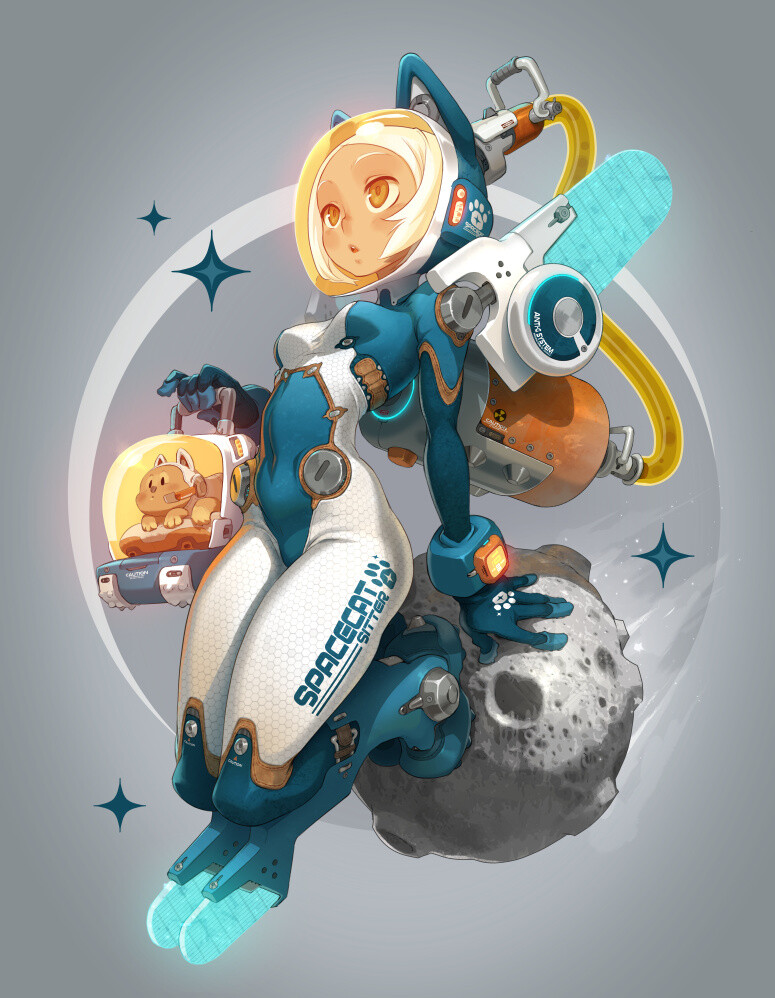 xa-on-the-moon-space-girl-ld2.jpg (775×998)-花瓣网