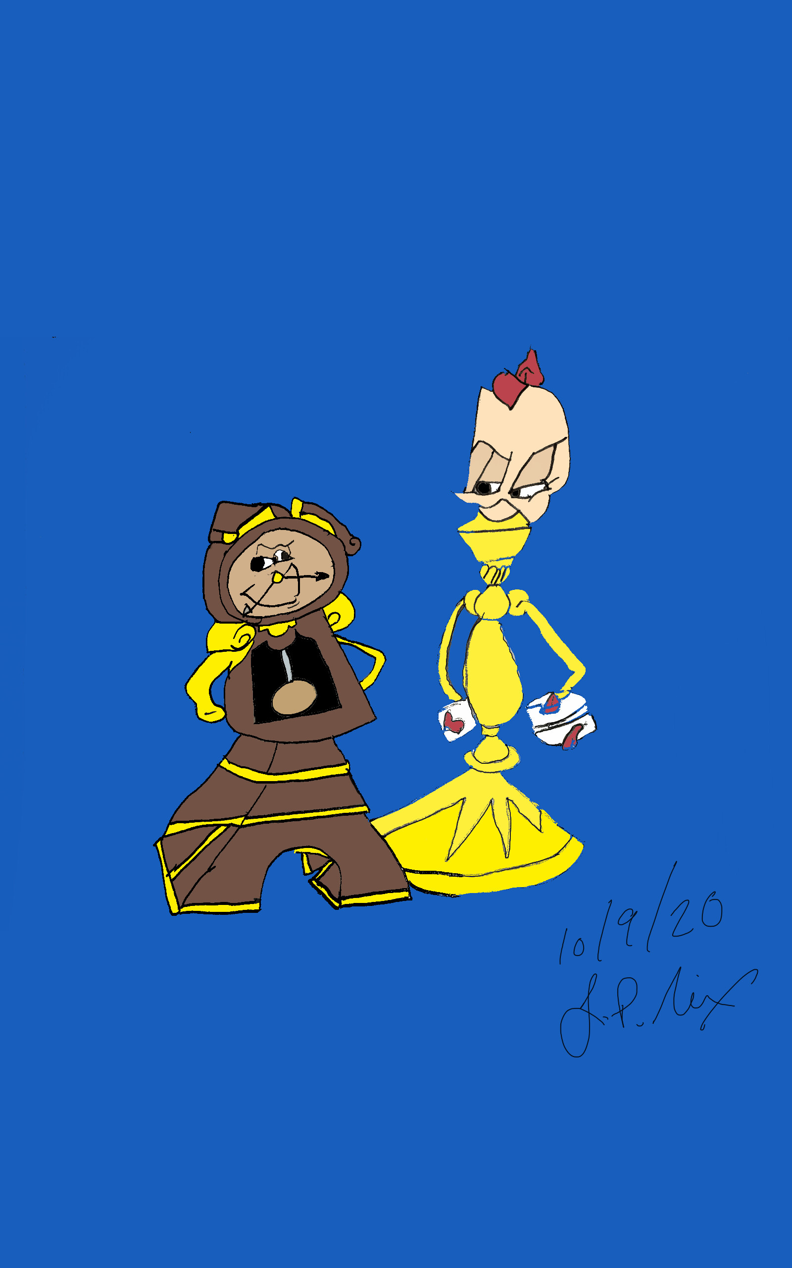 ArtStation - Cogsworth & Lumiere