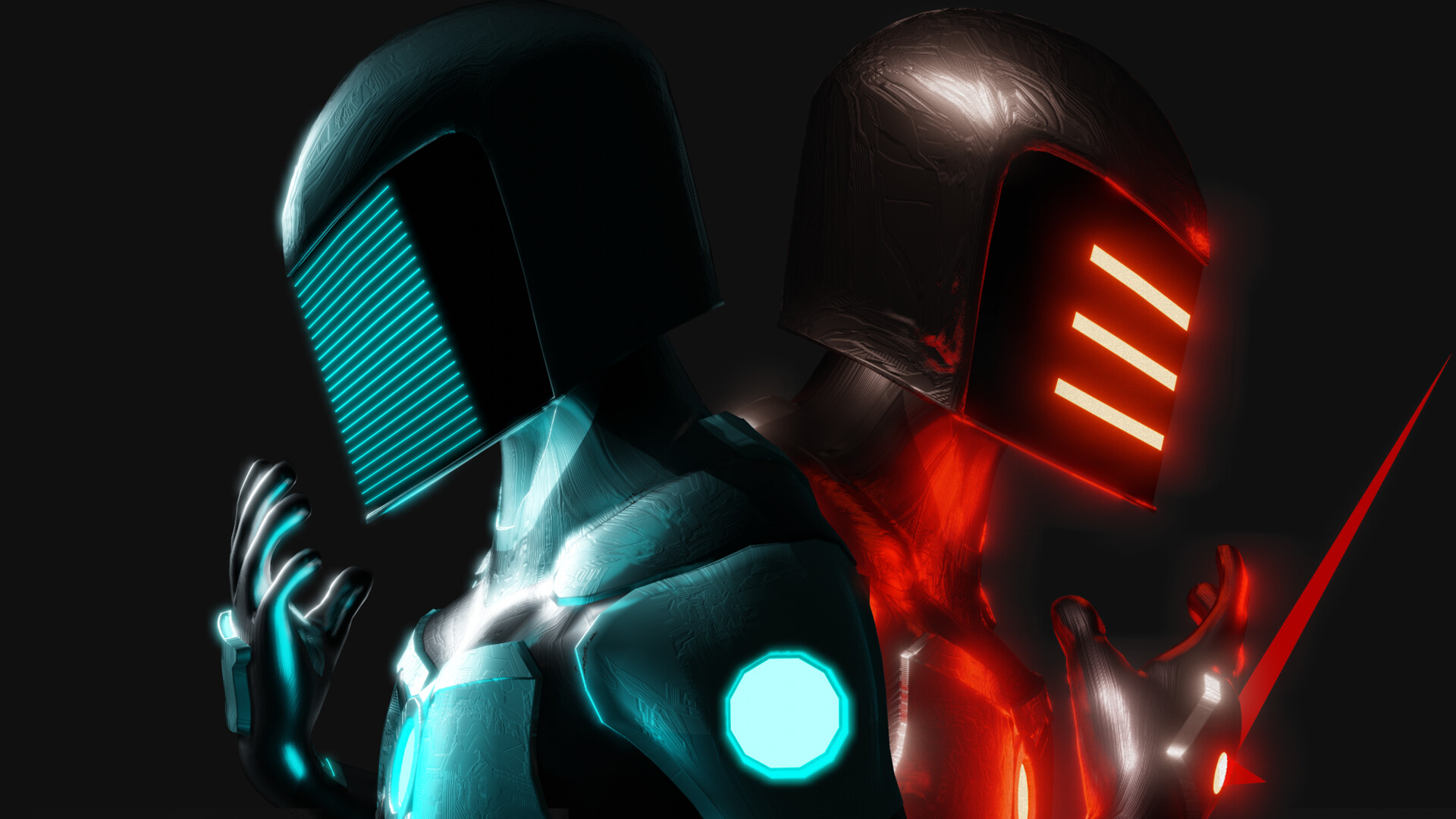 NinjaJD - Cyber Brothers - 3D Original Characters