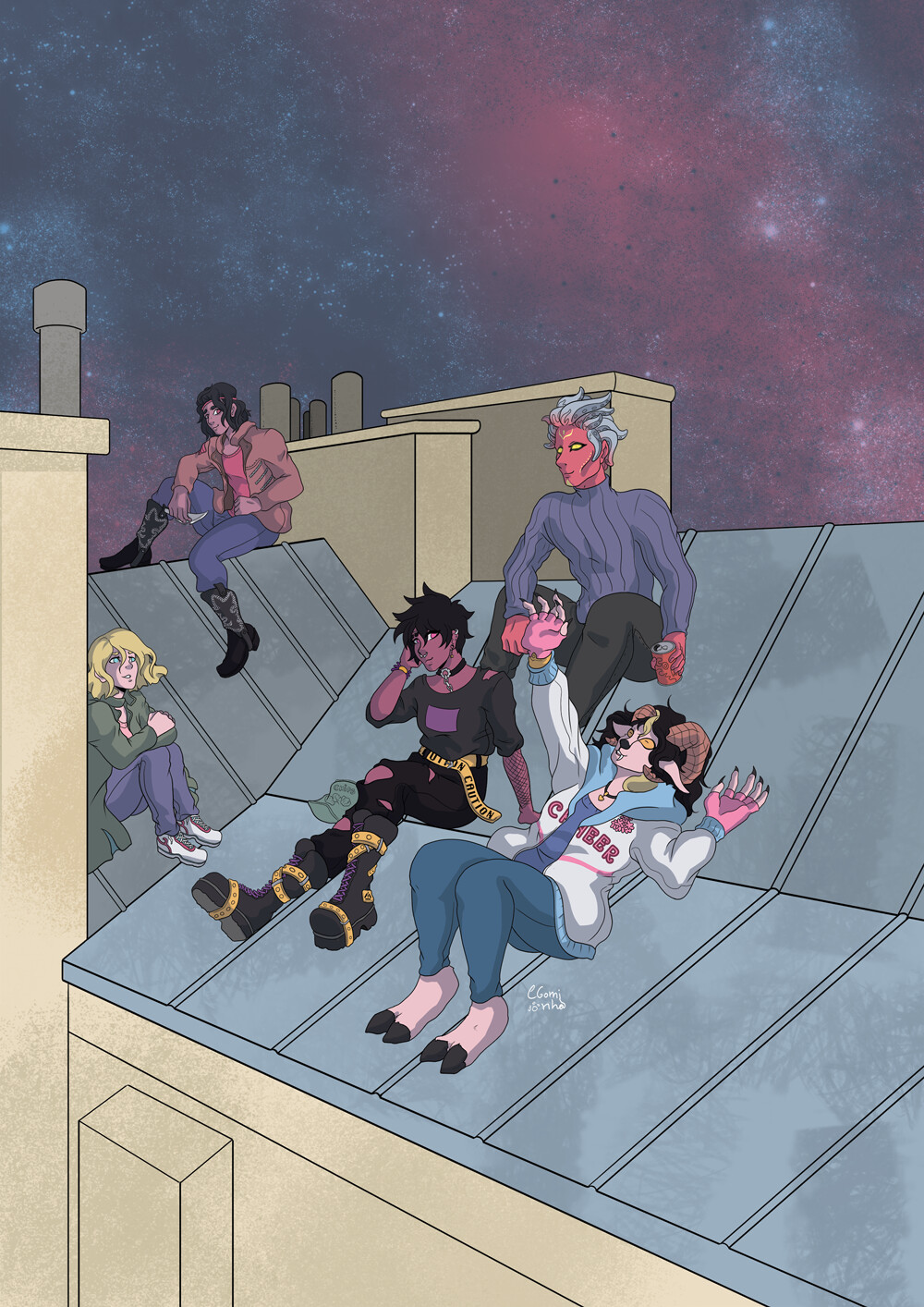 ArtStation - Mask RPG Commission