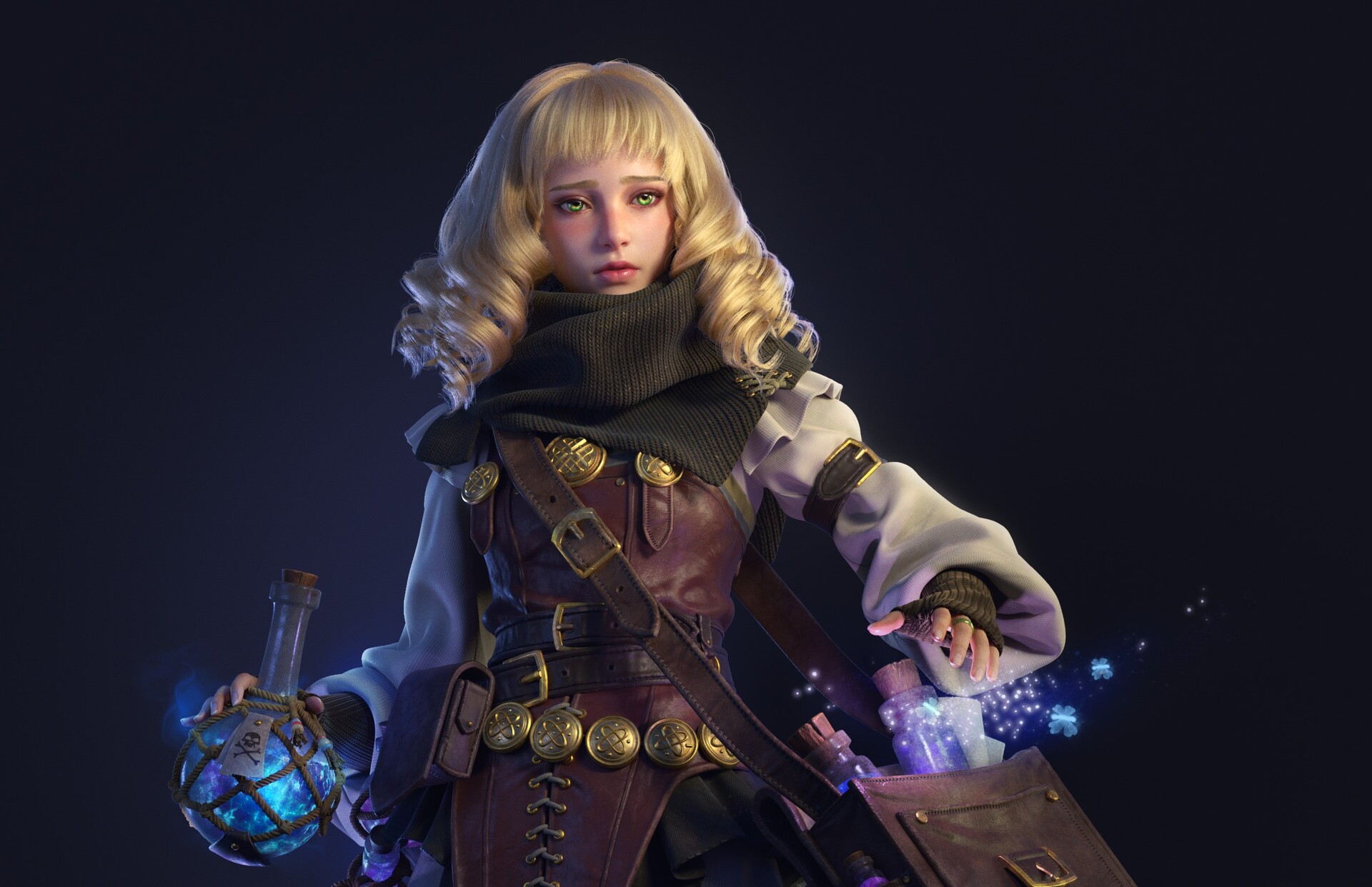 ArtStation - Magic girl