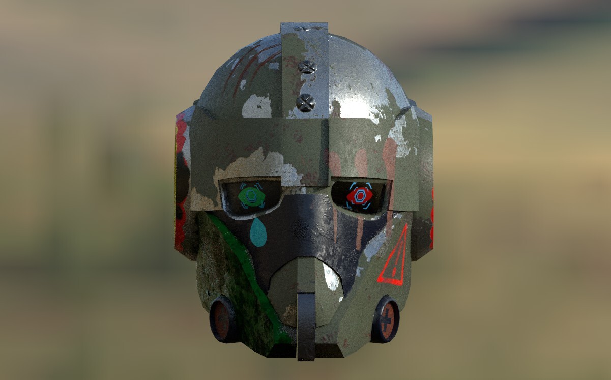 ArtStation - Helmet Texturing
