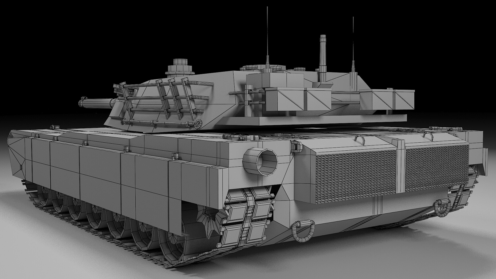 ArtStation - Tank abrams