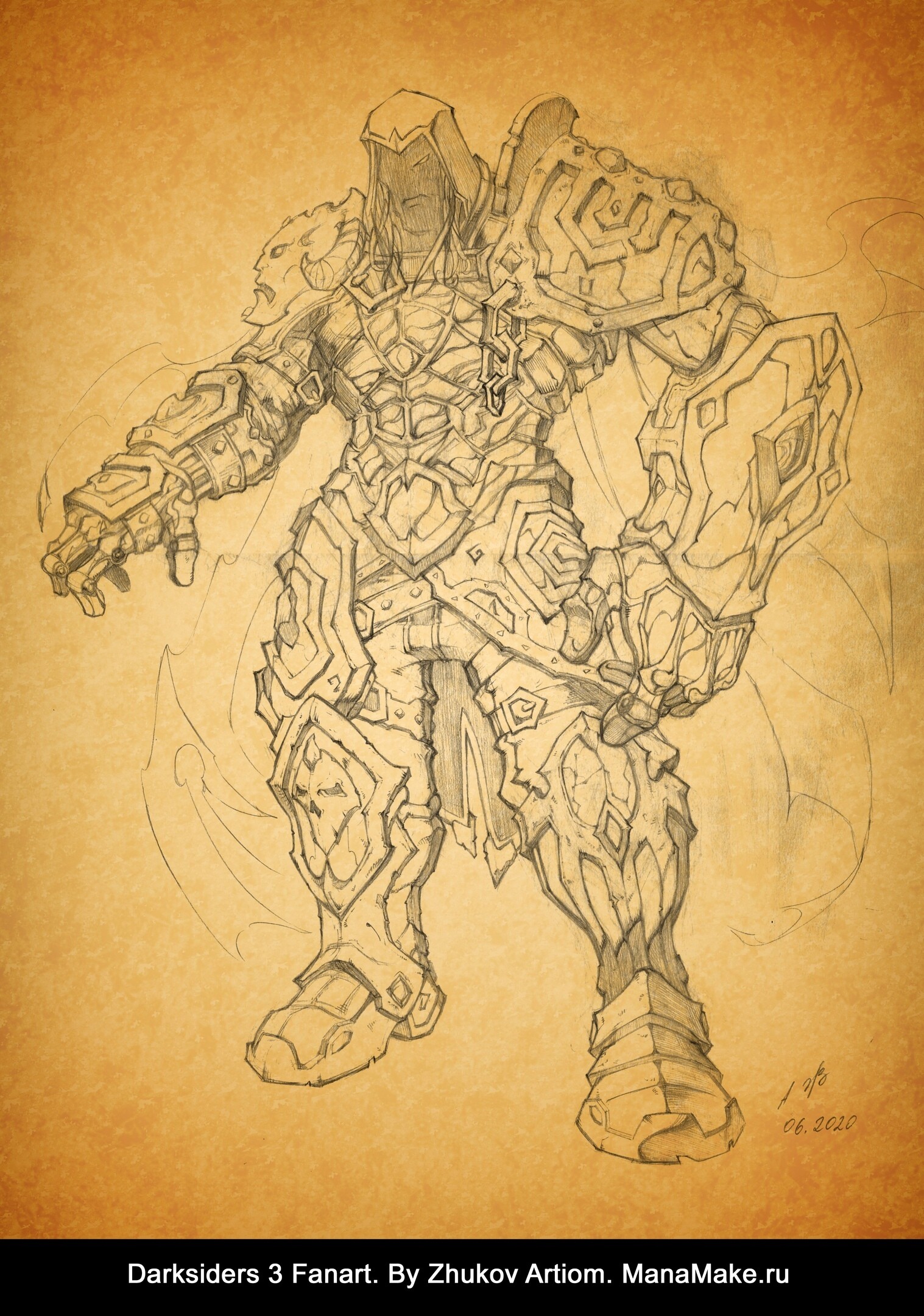 War Darksiders Drawings