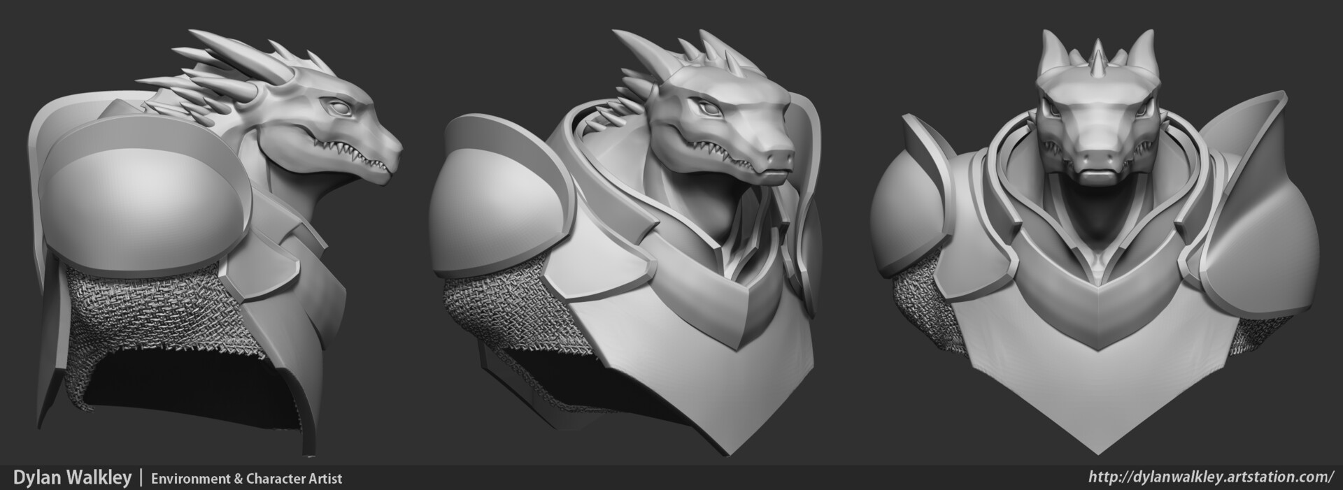 ArtStation - DragonBorn Sculpt