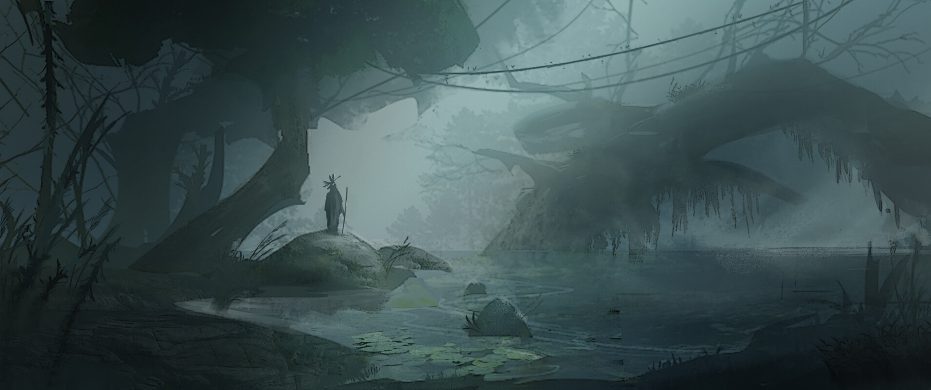 ArtStation - Swamp Sketch