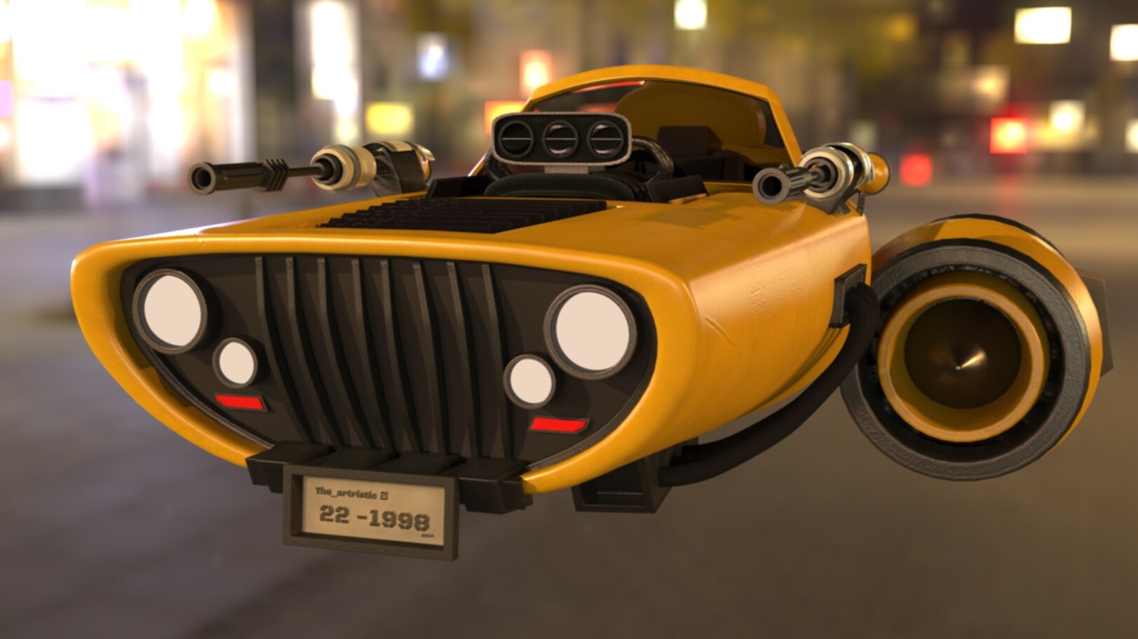 ArtStation - super flying car