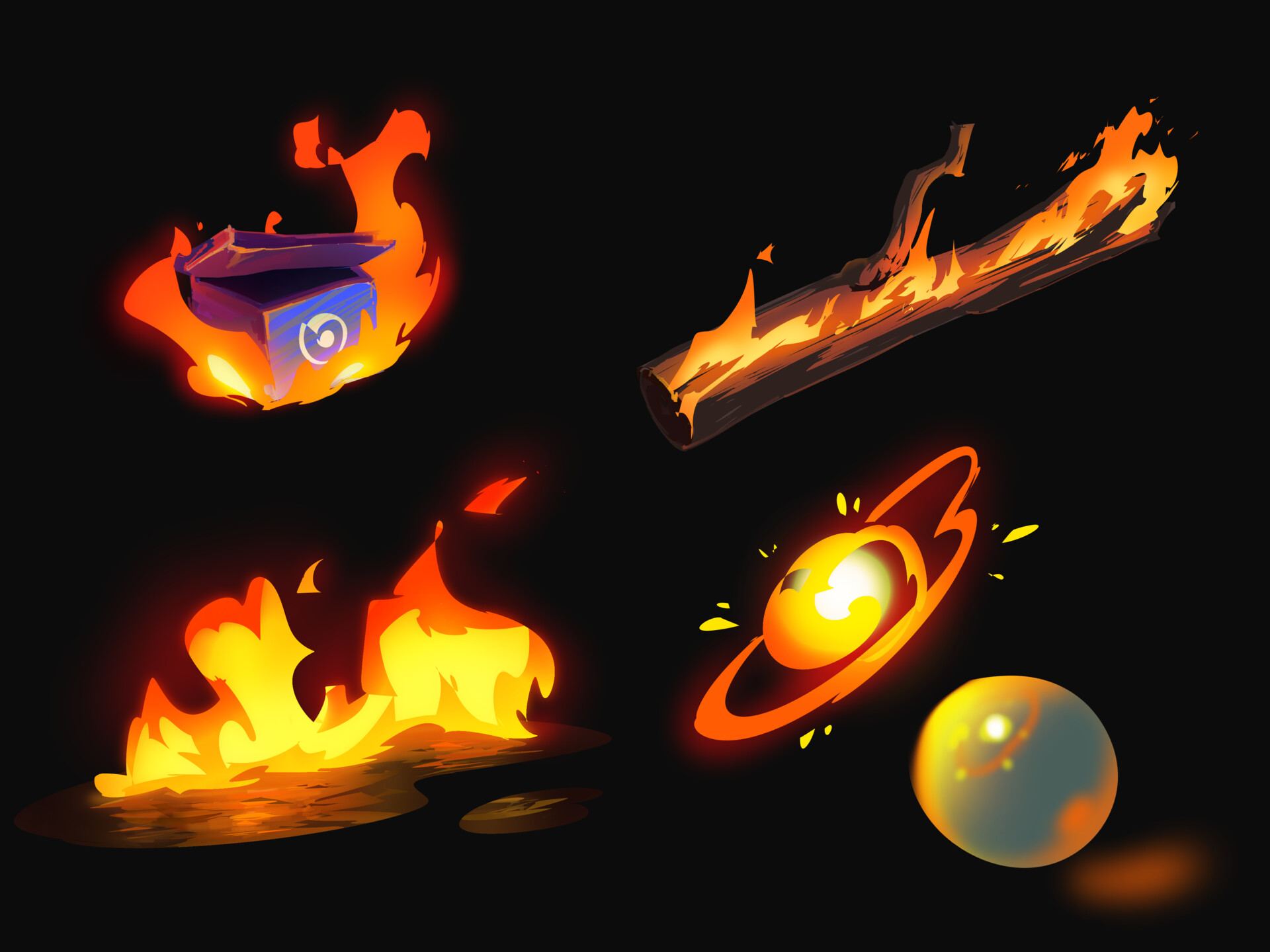ArtStation - Fire fx concepts