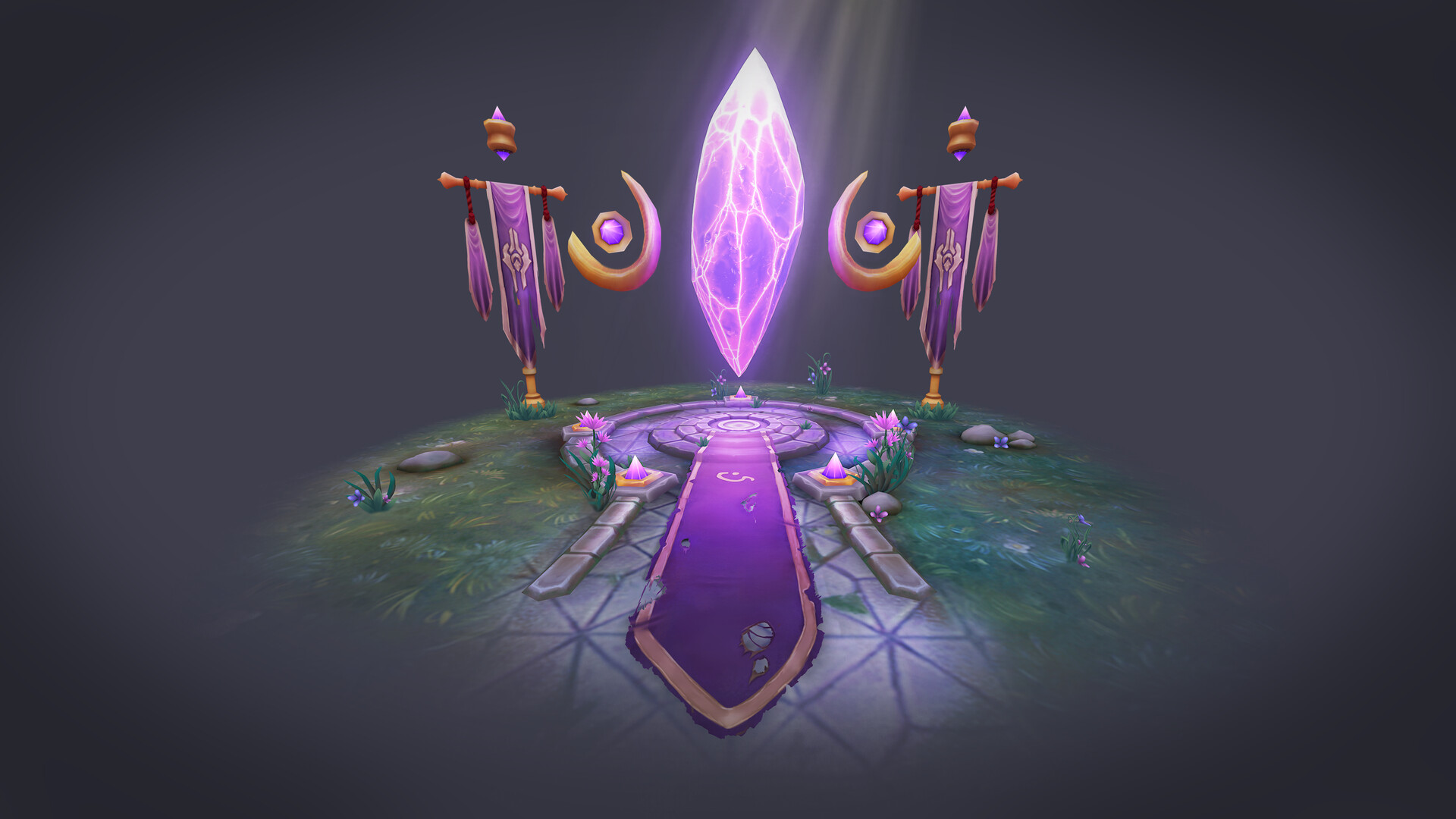 ArtStation - Stylized Crystal Shrine
