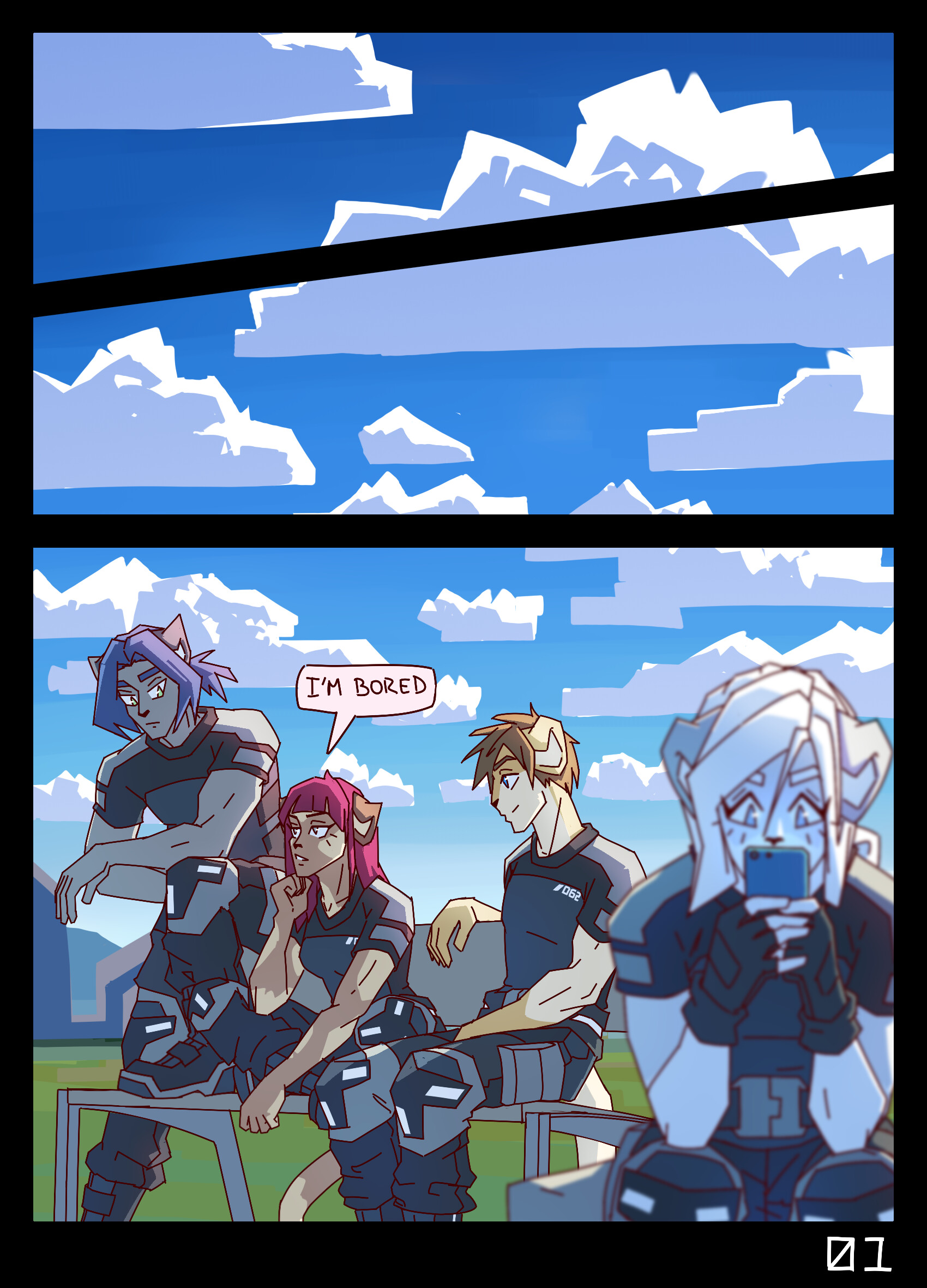 ArtStation - 'New Friend' - Comic