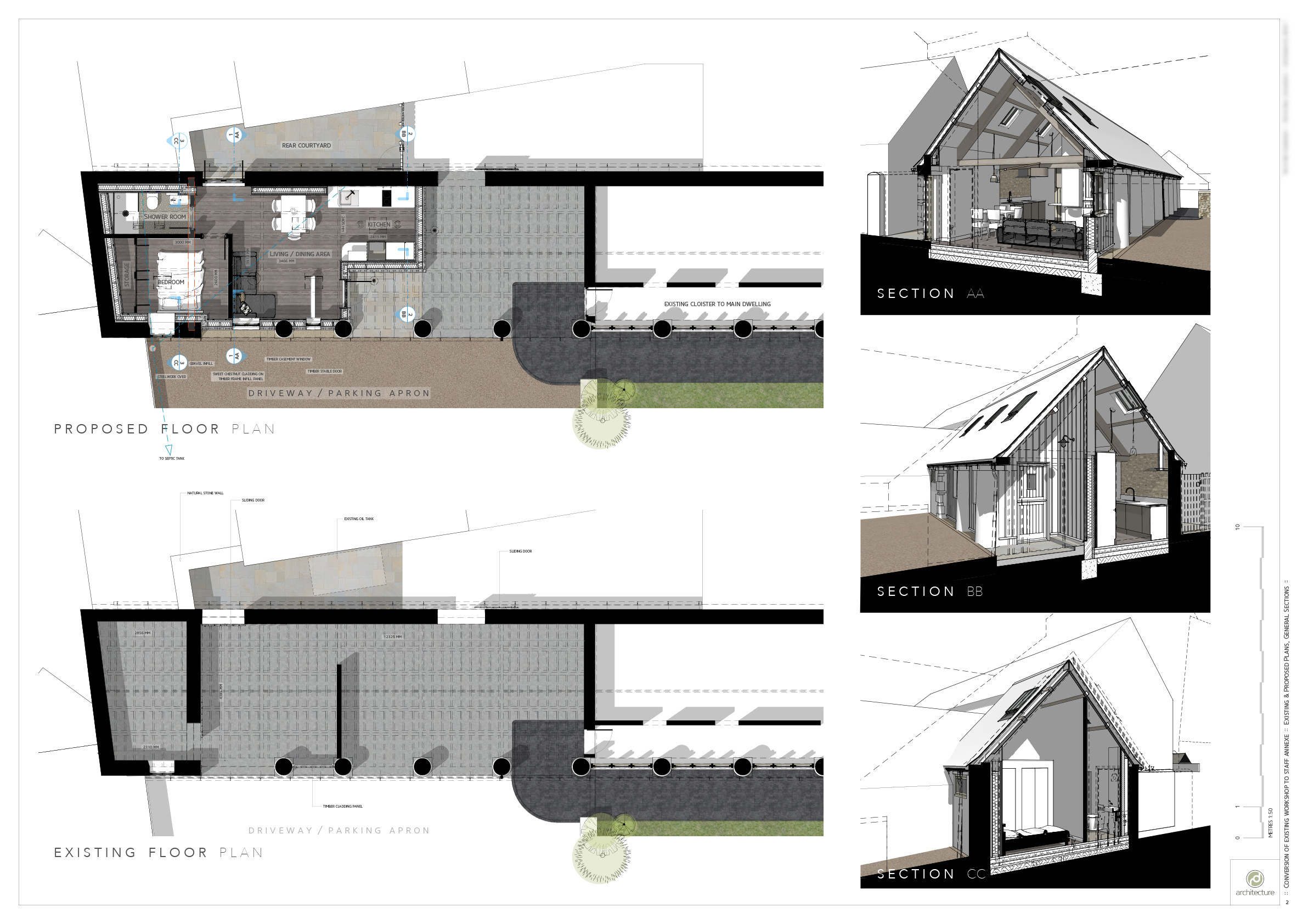 Rob Dennis - Conversion of Traditional Outbuilding into Staff Accommodation