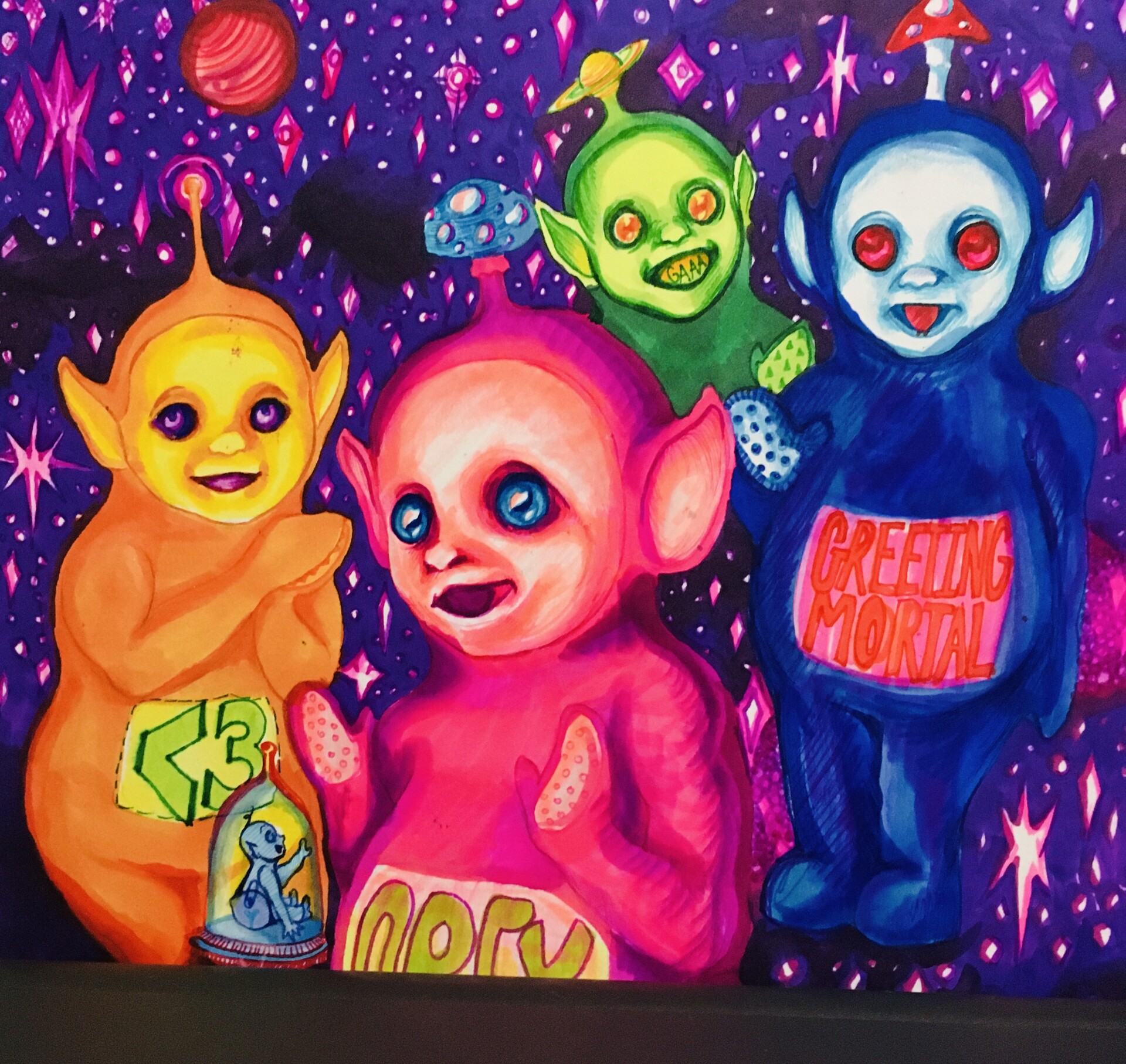 ArtStation - Teletubbies in Space