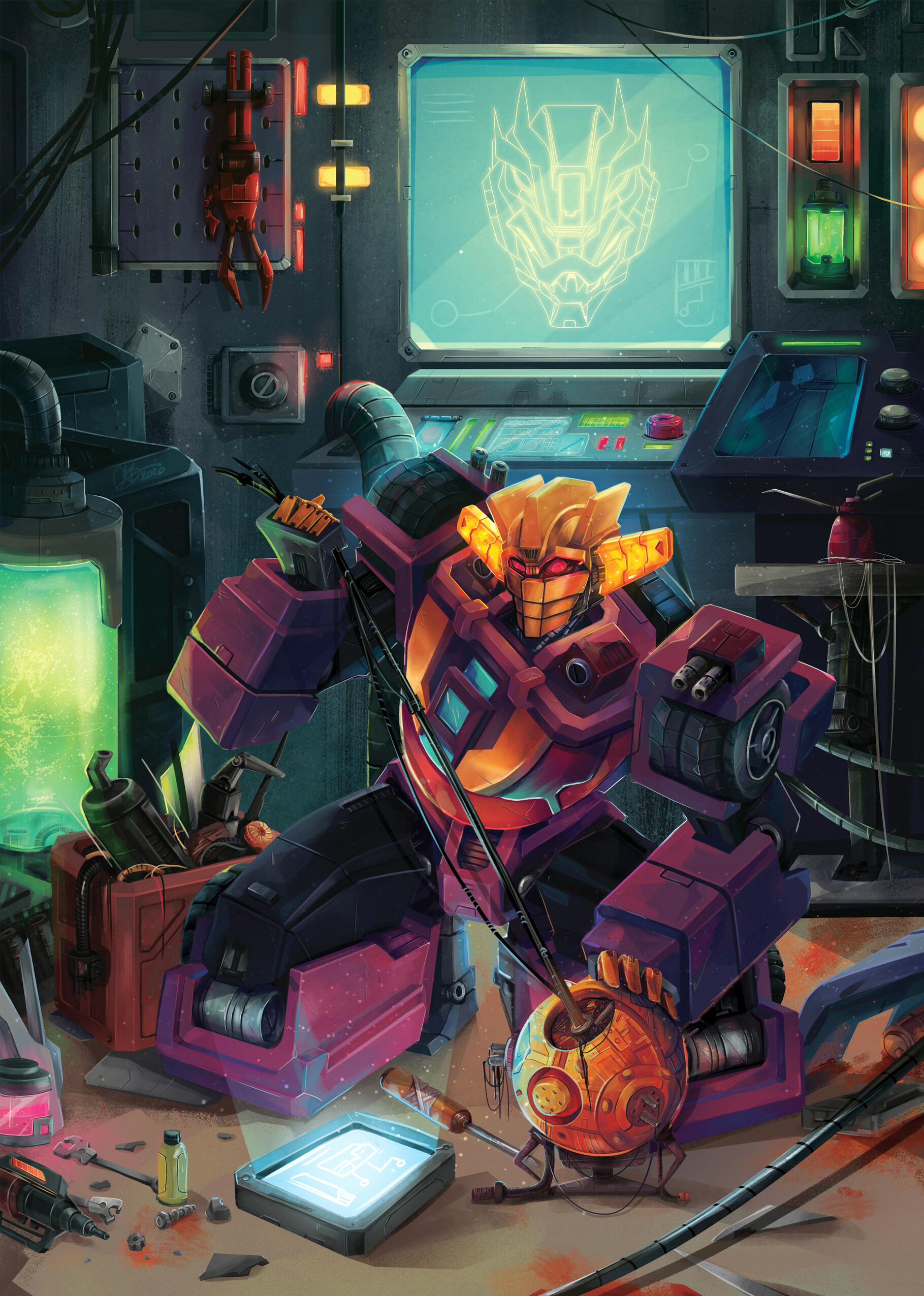 ArtStation - Fractured: Wheeljack