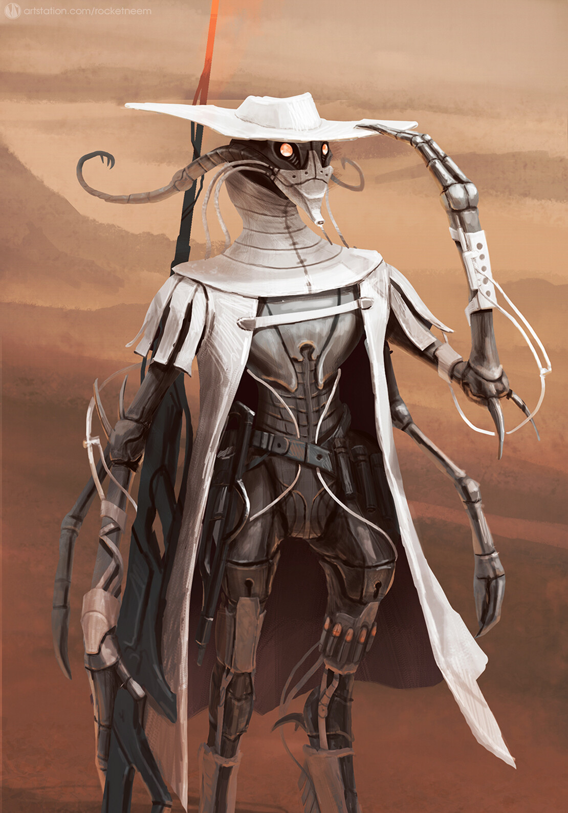 ArtStation - cockroach? bounty hunter