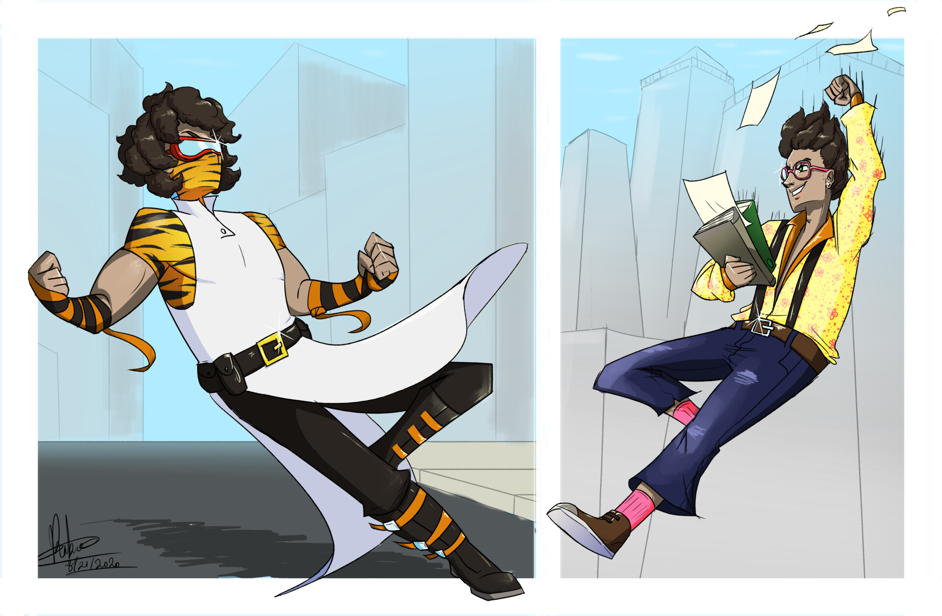 ArtStation - Anthony's day outfit and superhero costume designs.