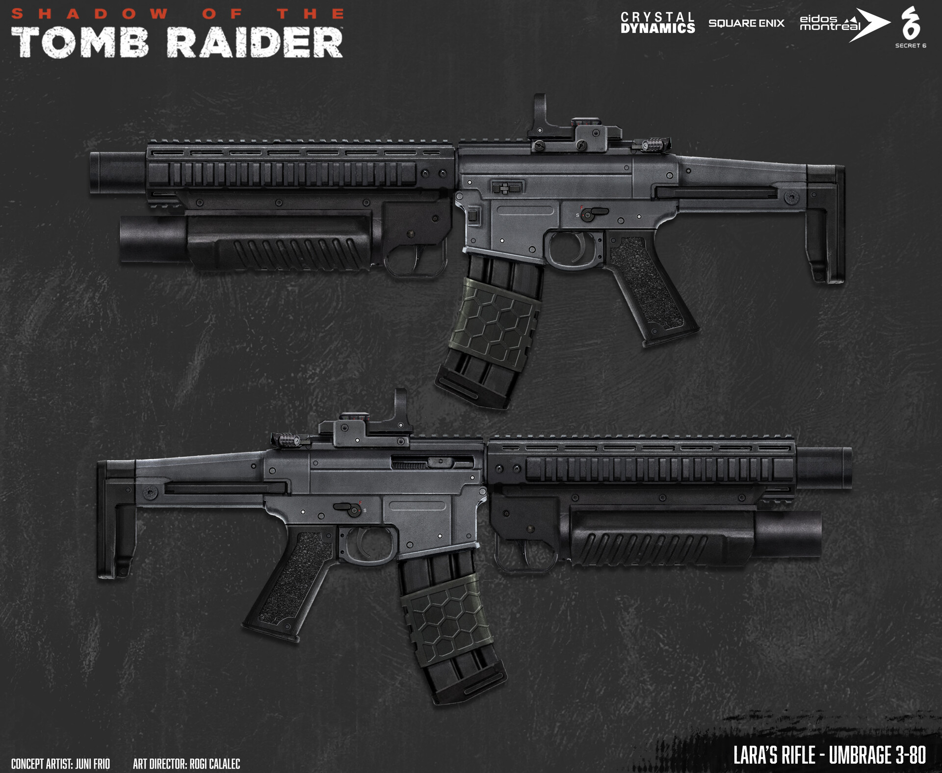 Tomb Raider Assault Rifle