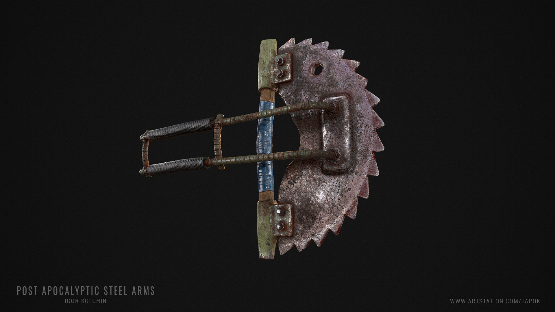 ArtStation - Post Apocalyptic steel arms | Saw