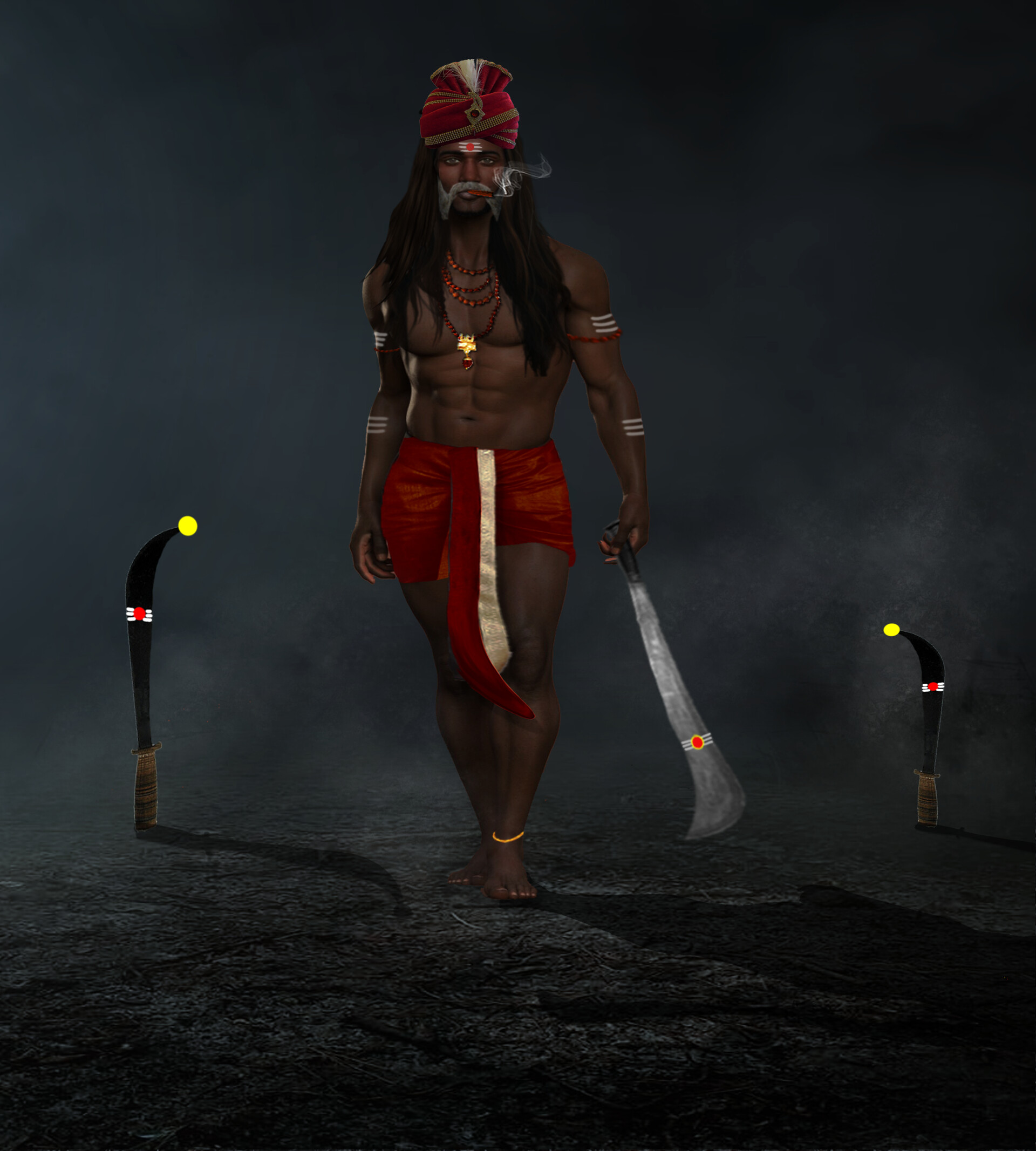 ArtStation - Vaal Muni - The fearless warrior.