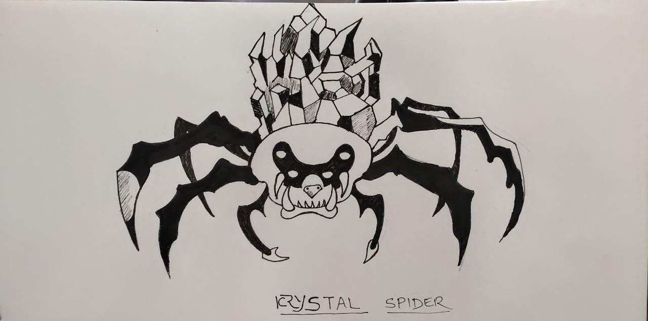 ArtStation - CRYSTAL SPIDER 4
