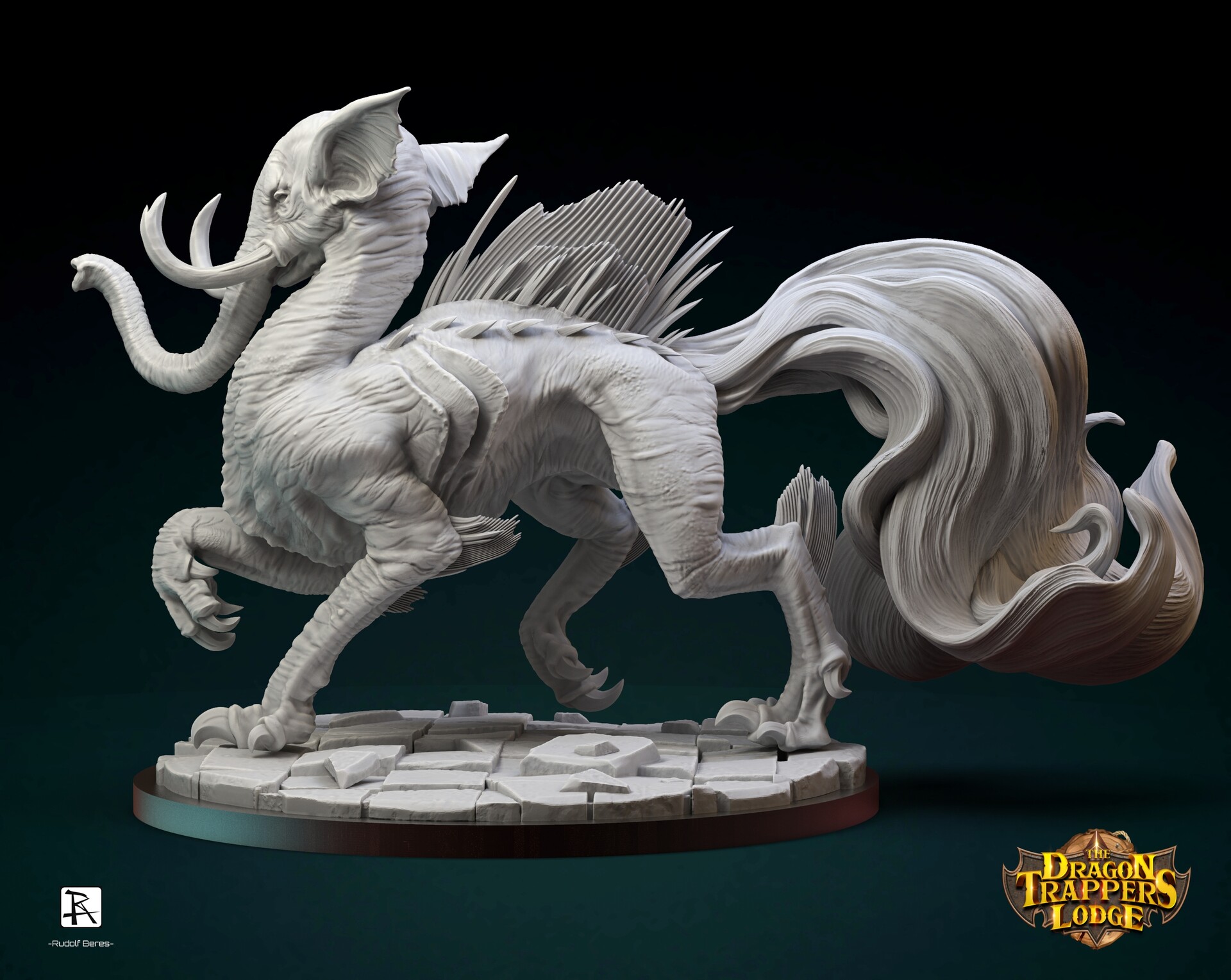 Béres Rudolf Artist - The Dragon Trappers Lodge Mini