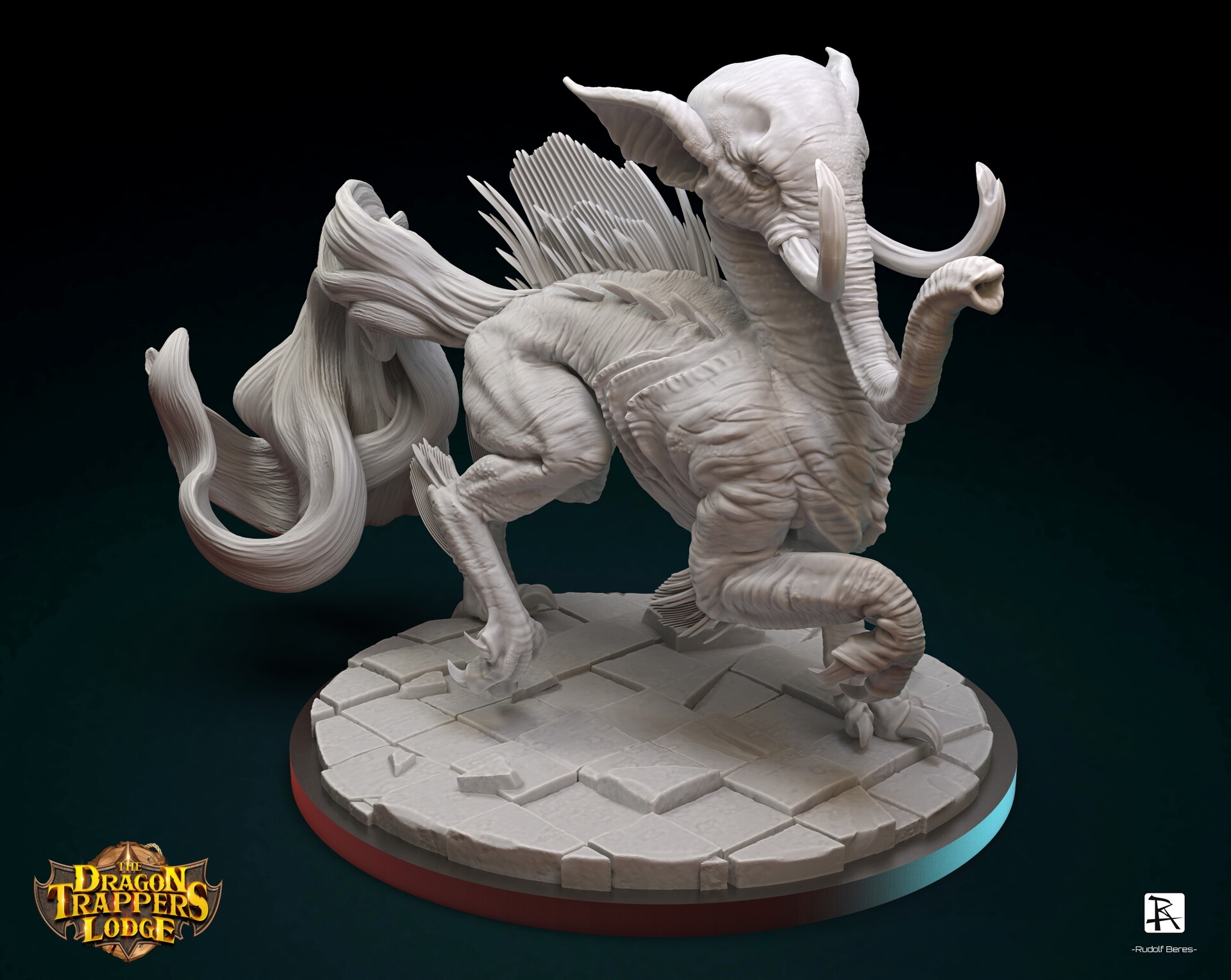 Béres Rudolf Artist - The Dragon Trappers Lodge Mini