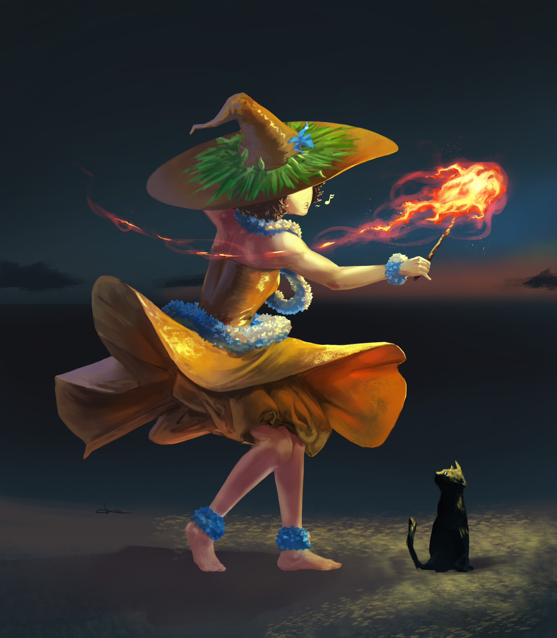 ArtStation - Summer Sunset