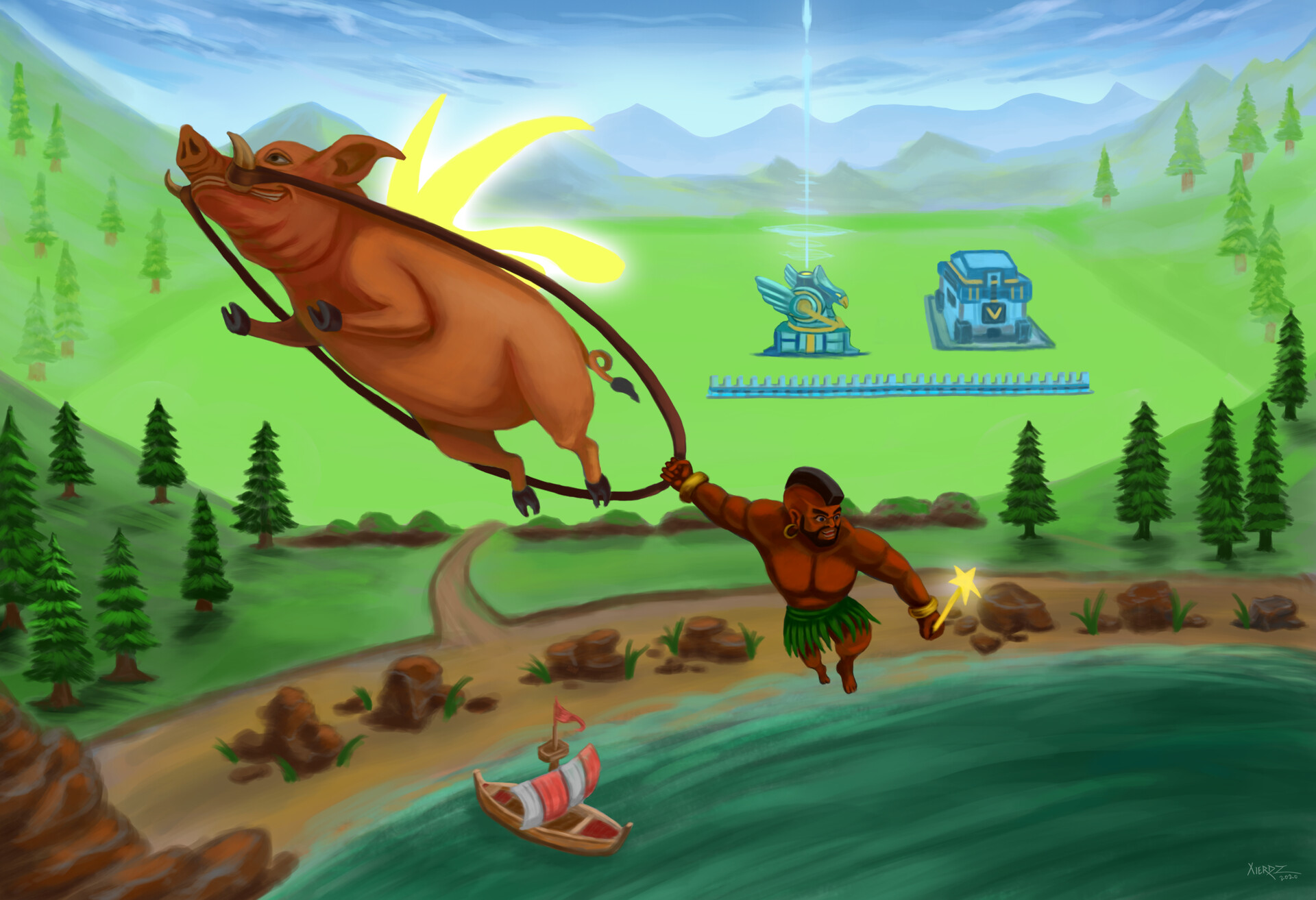 ArtStation - Hog Rider Fairy