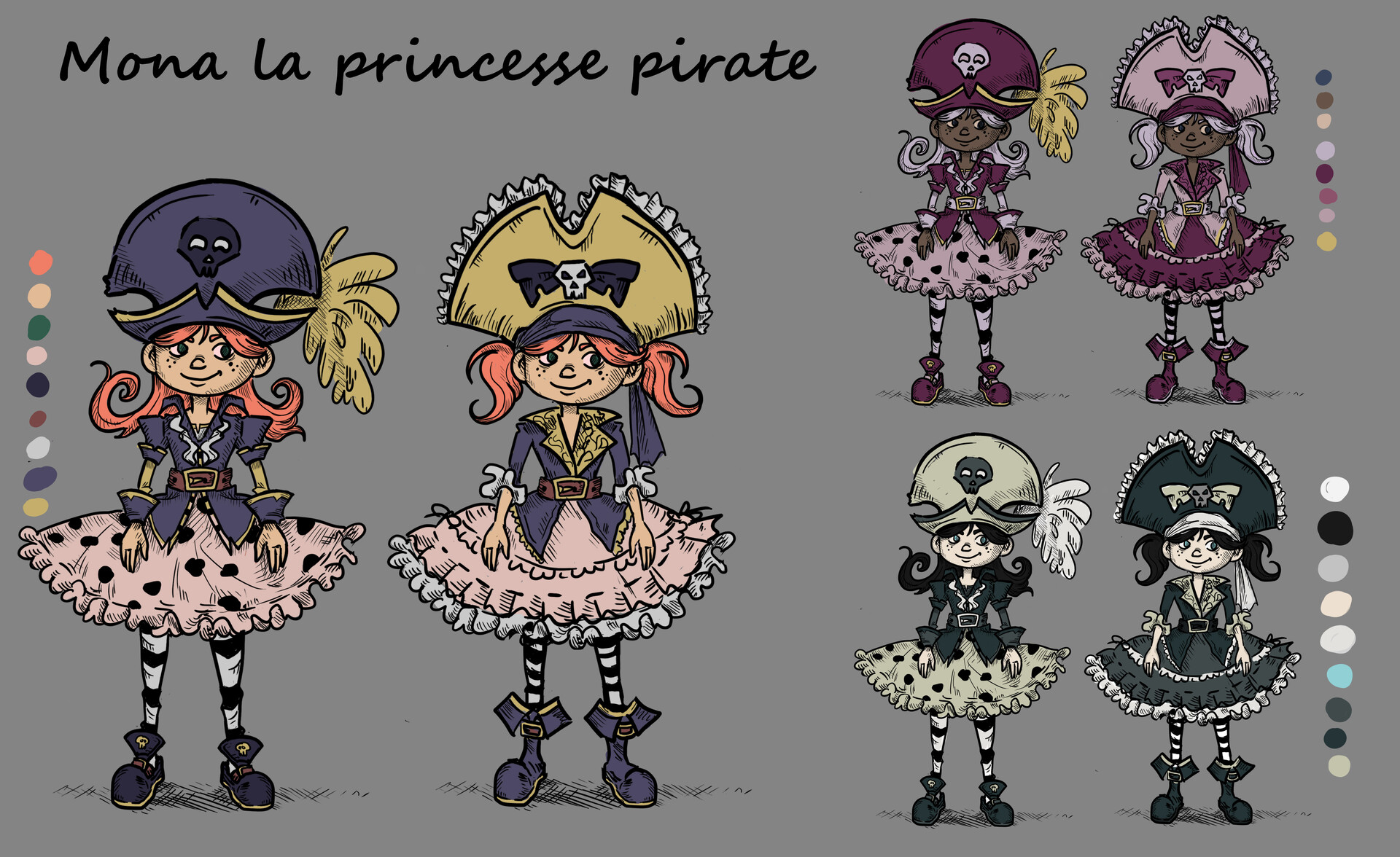 ArtStation - Mona the Princess pirate