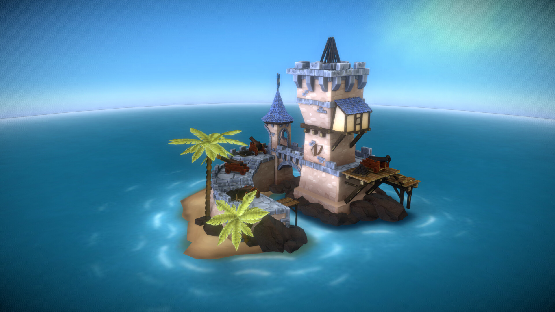 ArtStation - Guard Tower Island