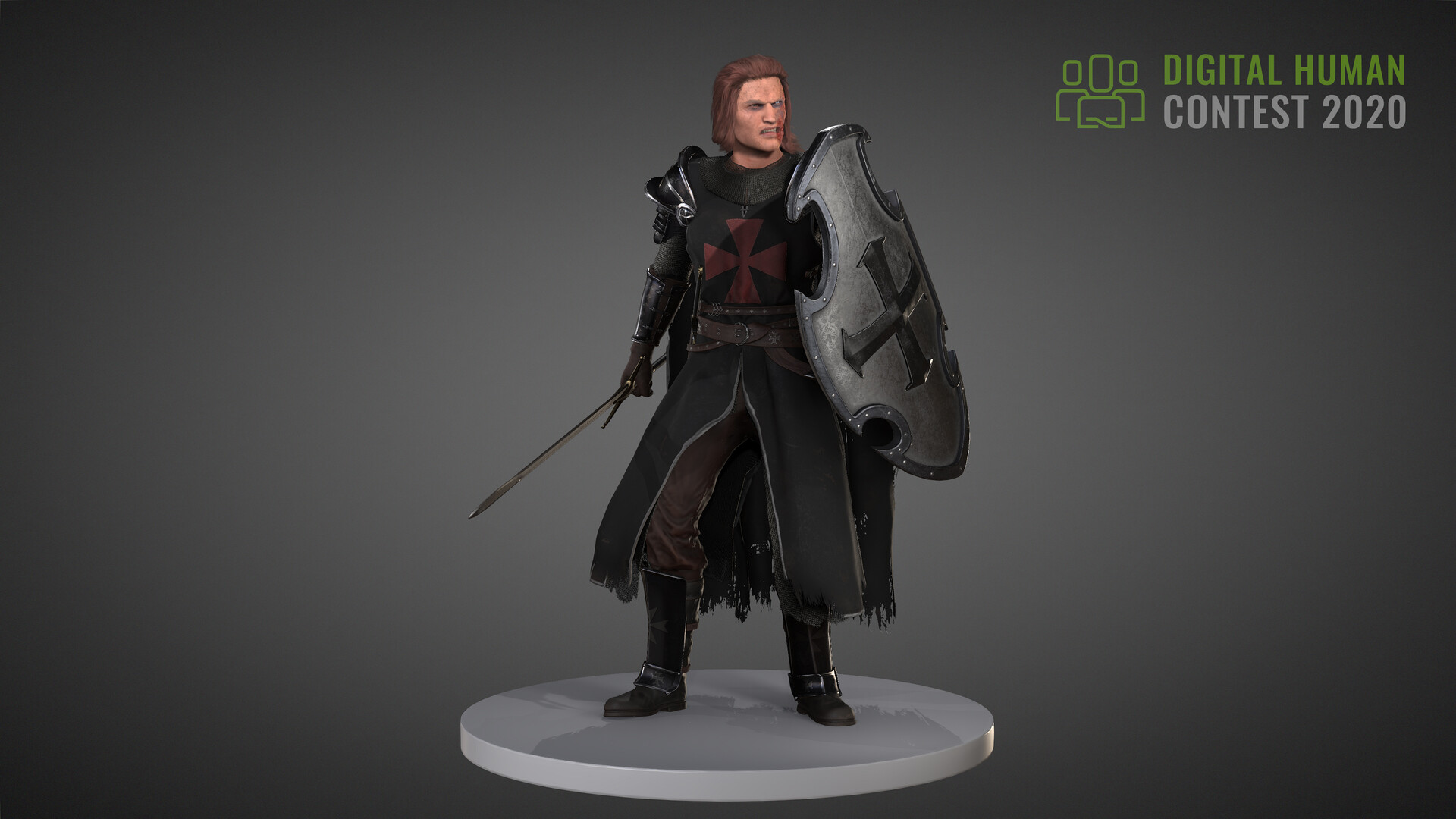 ArtStation - CC Digital Human Contest 2020 - FallenTemplar - Carlos Febres