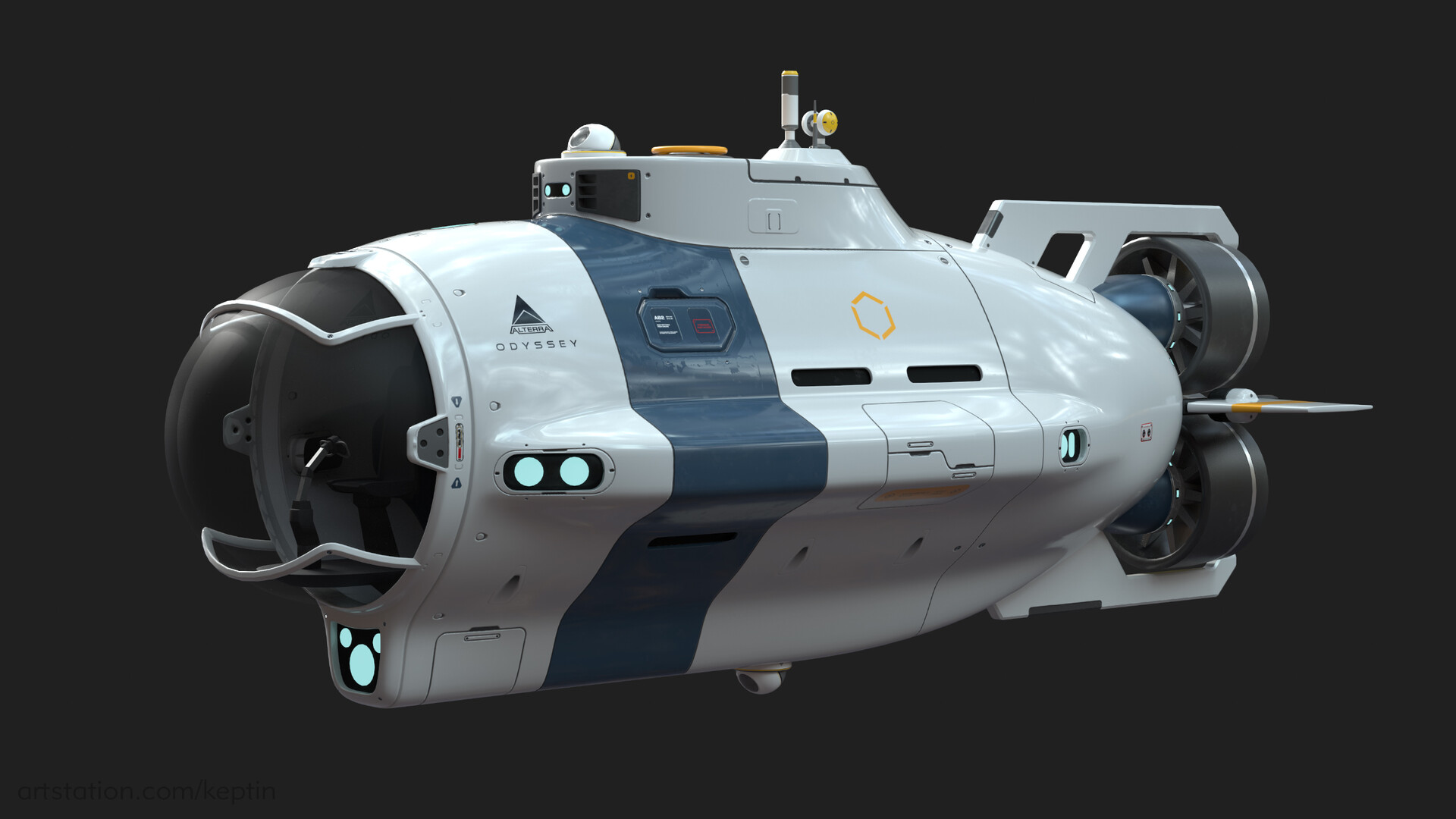 Josh Shapiro - Subnautica Concept: Odyssey Science Sub