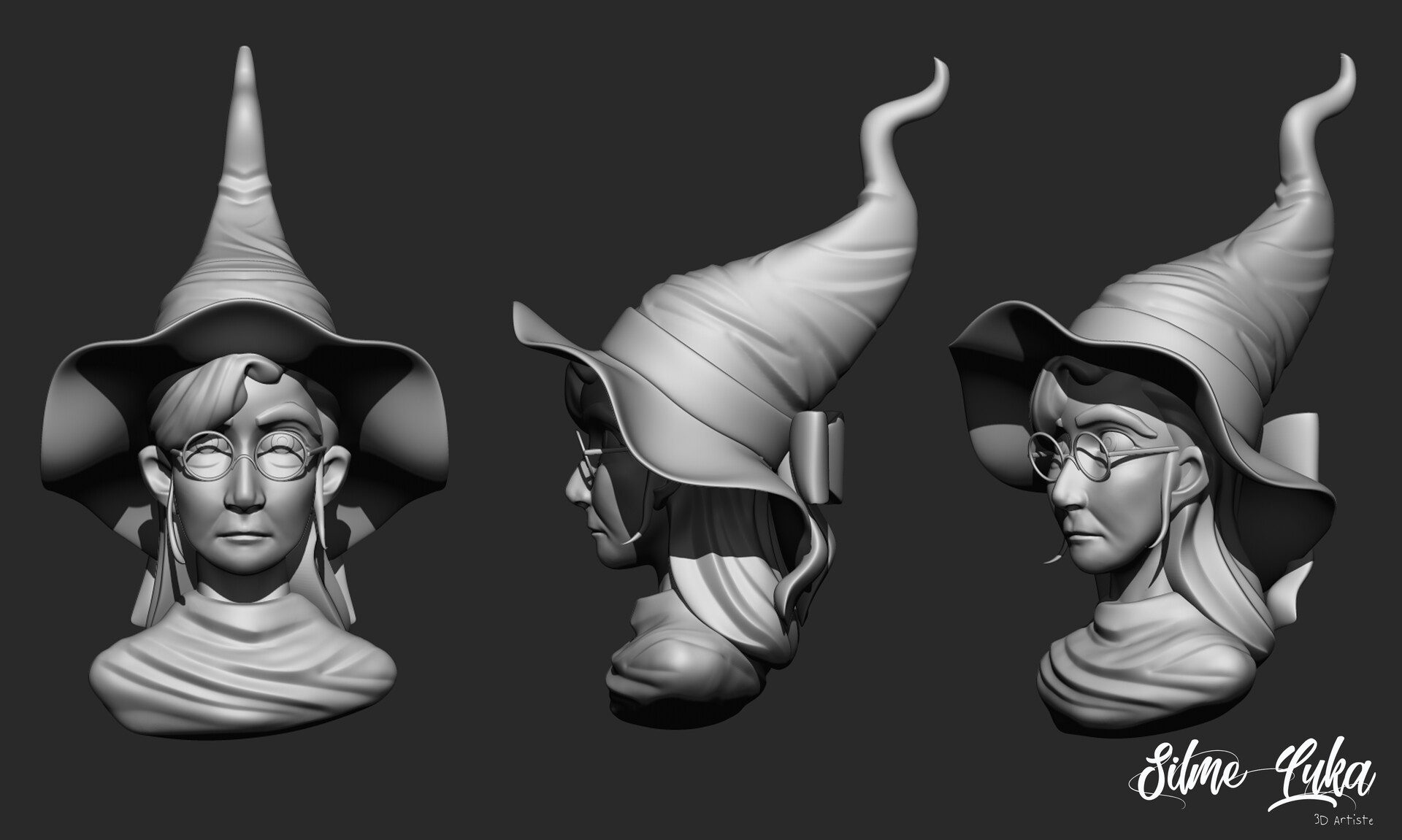 ArtStation - Halloween self-portrait