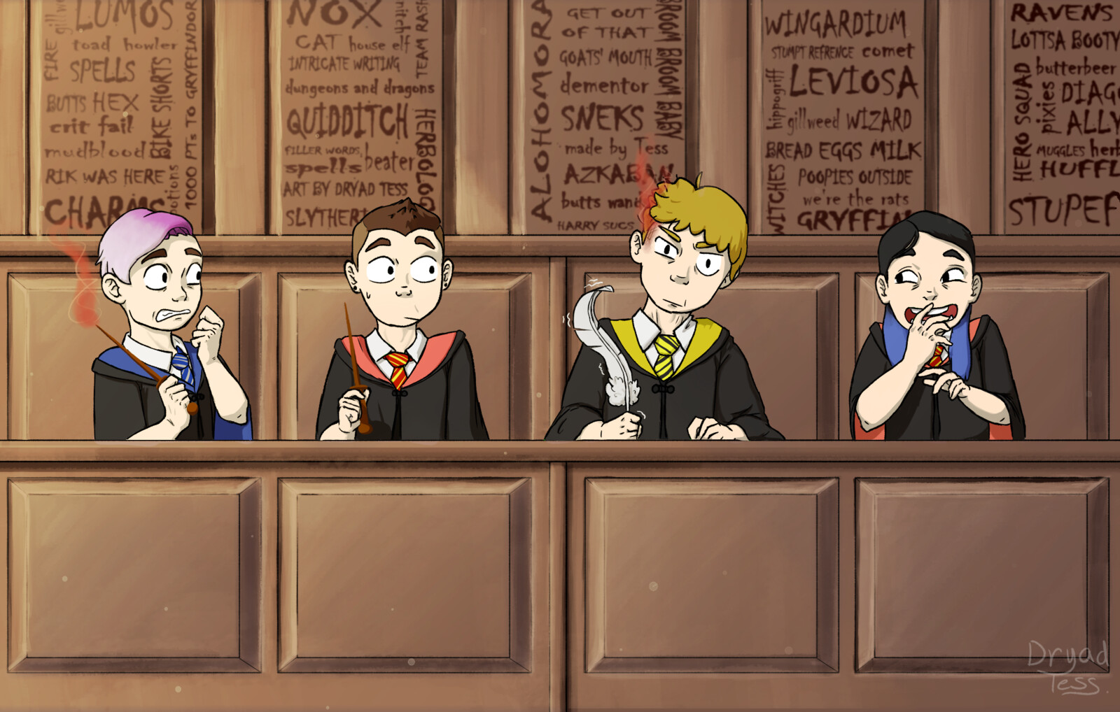 DryadTess - Stumpt Games || Harry Potter AU