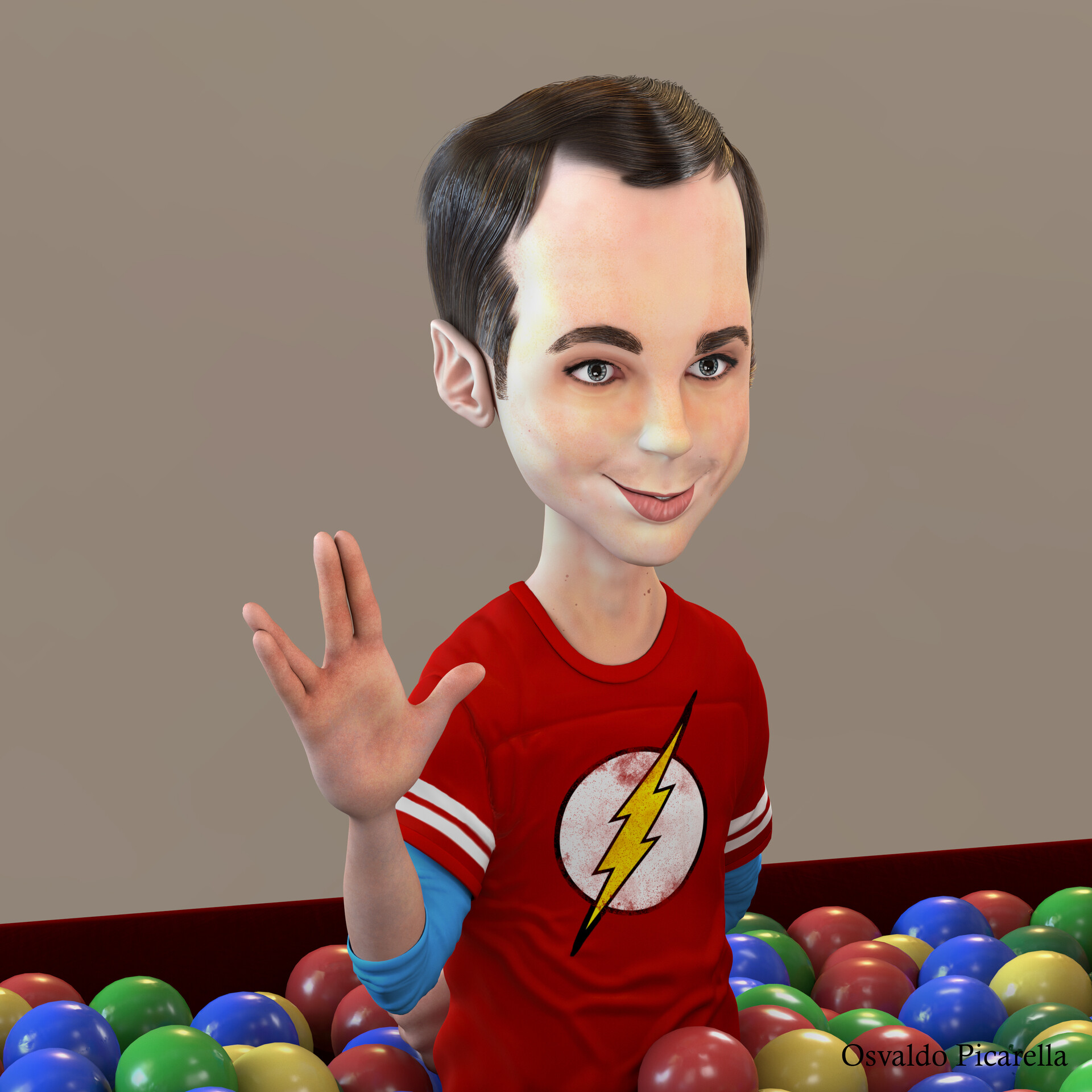sheldon ball pool bazinga