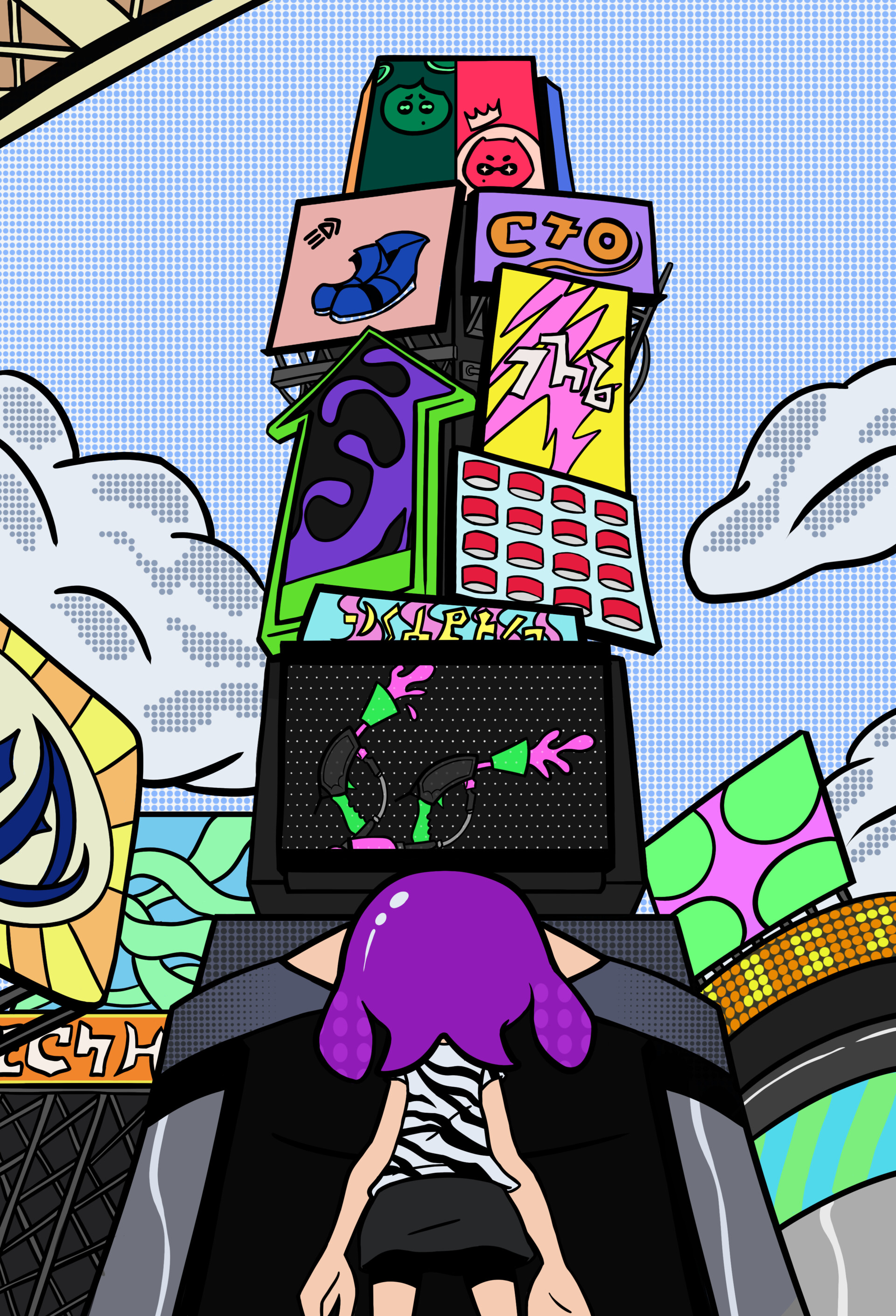 ArtStation - Splatoon - Inkopolis Square