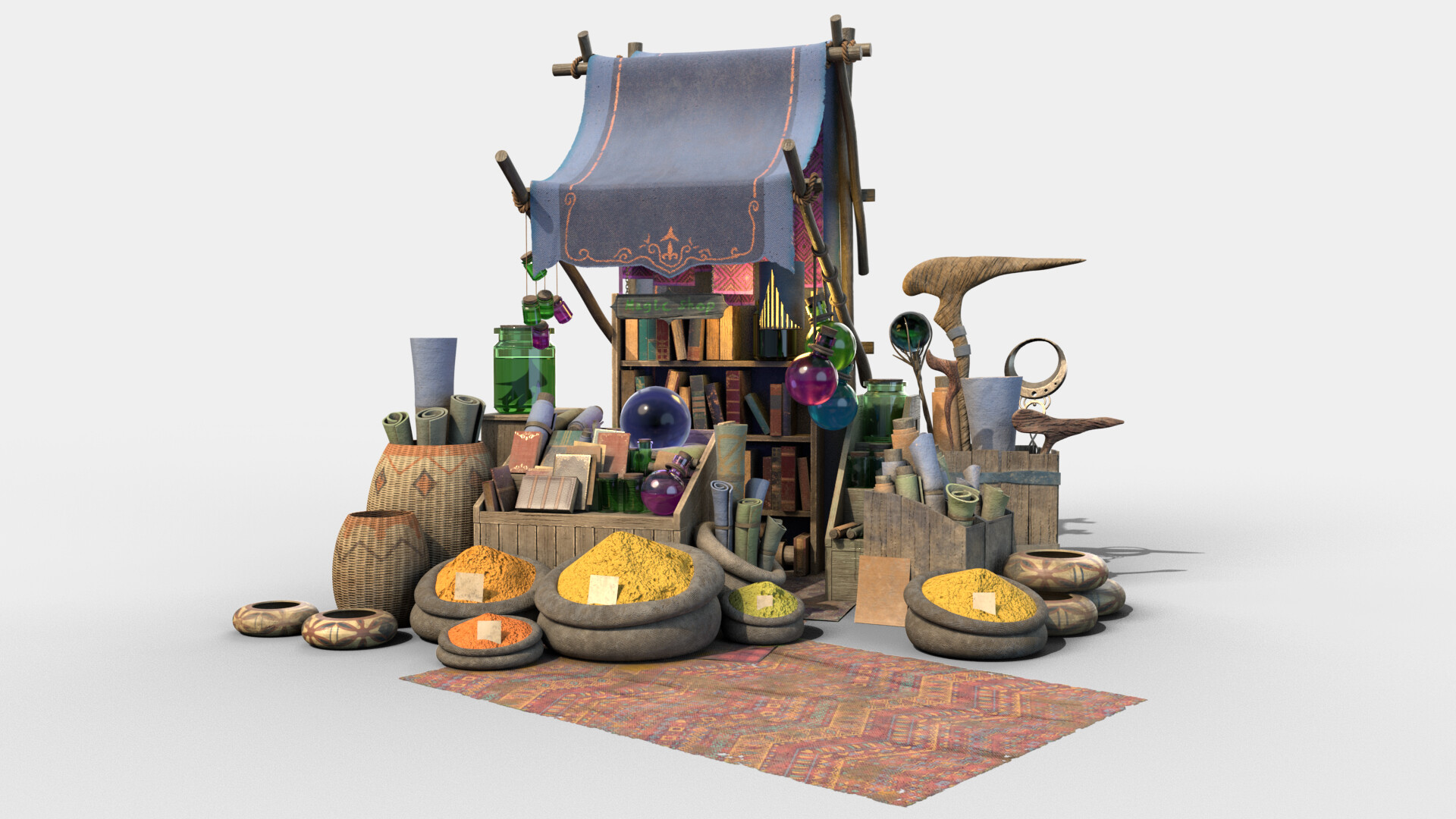 ArtStation - Magic stall