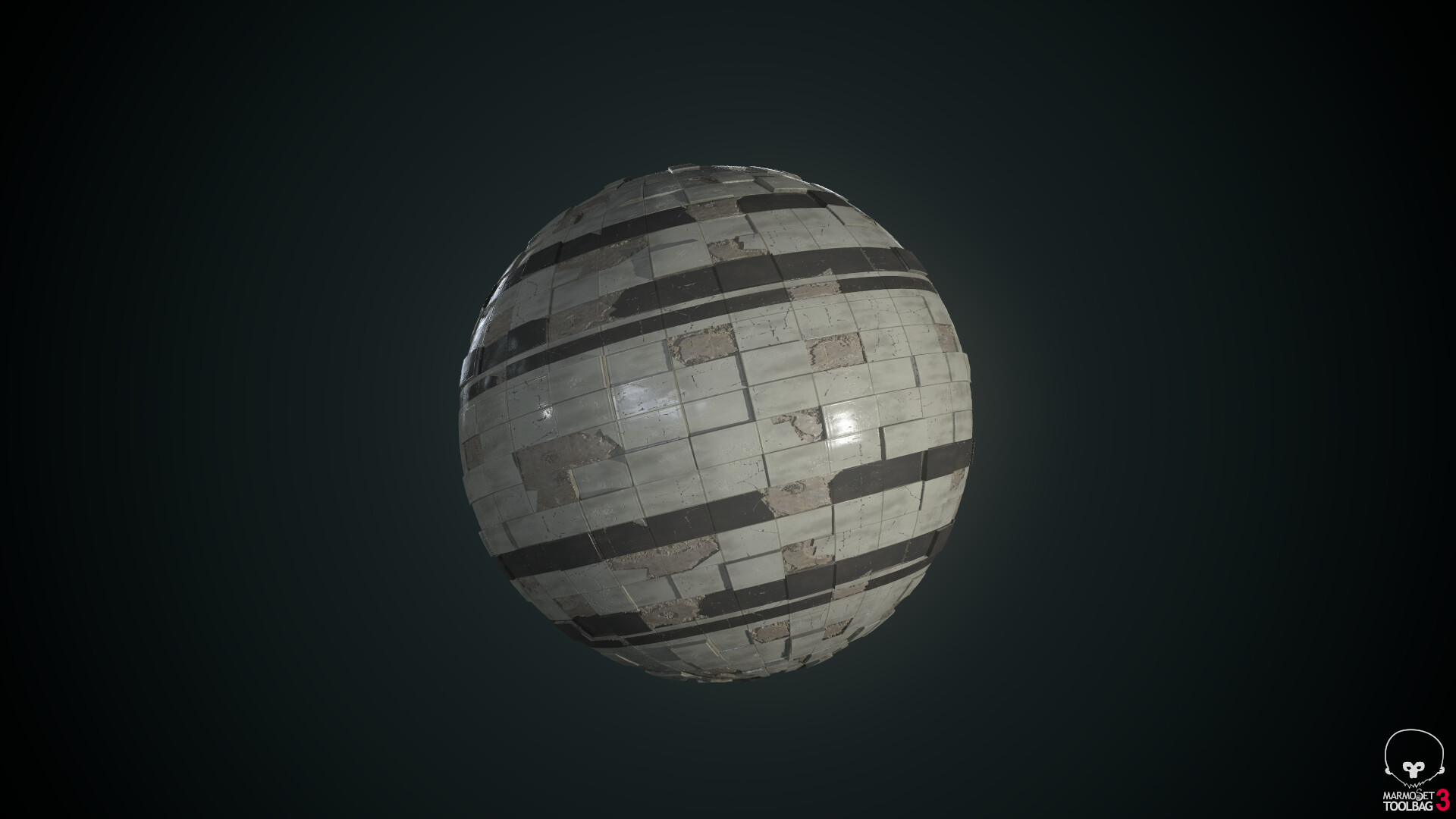 ArtStation - broken tiles texture