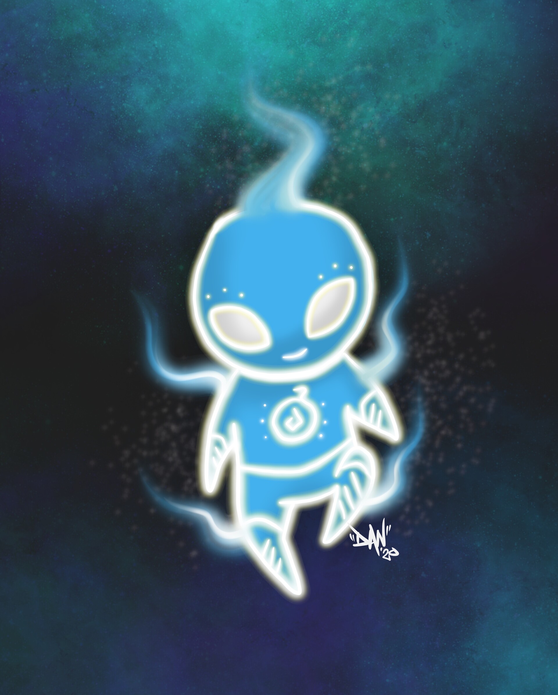 ArtStation - Warp the Warrior Wisp