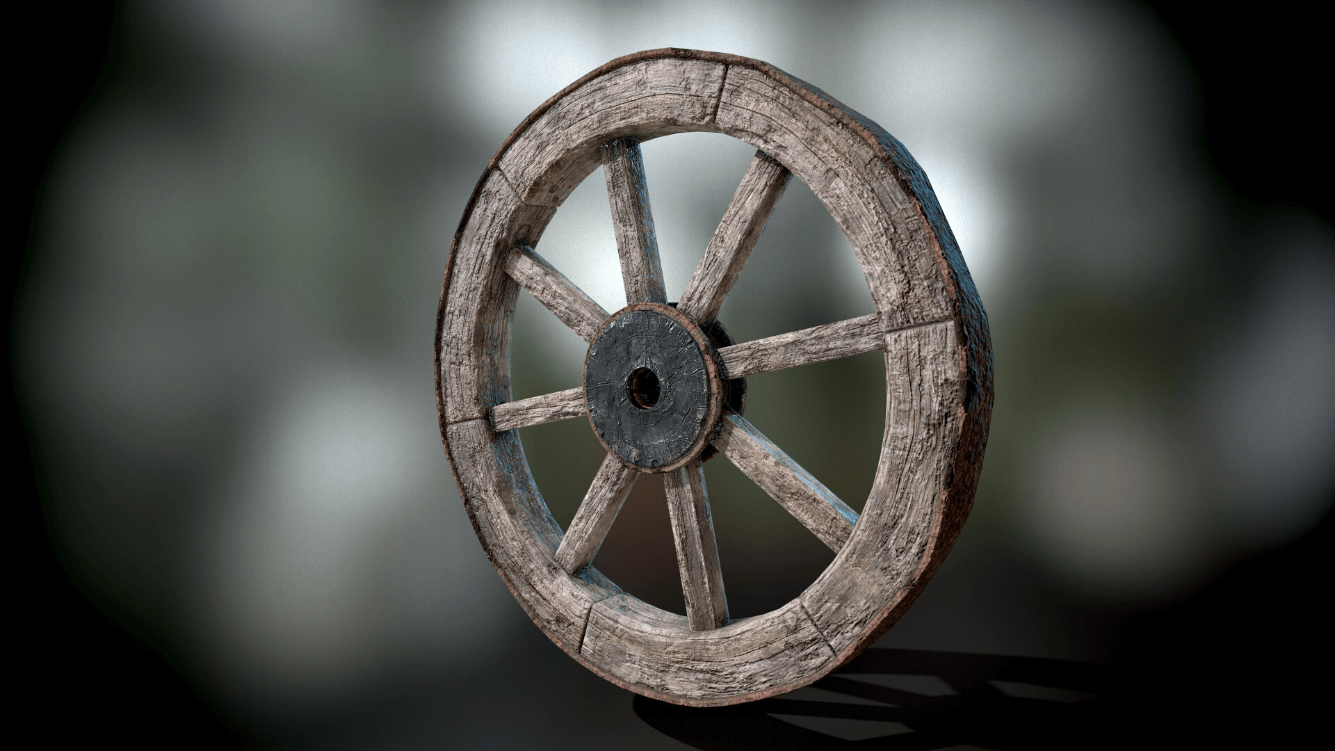 ArtStation - Old Wagon Wheel