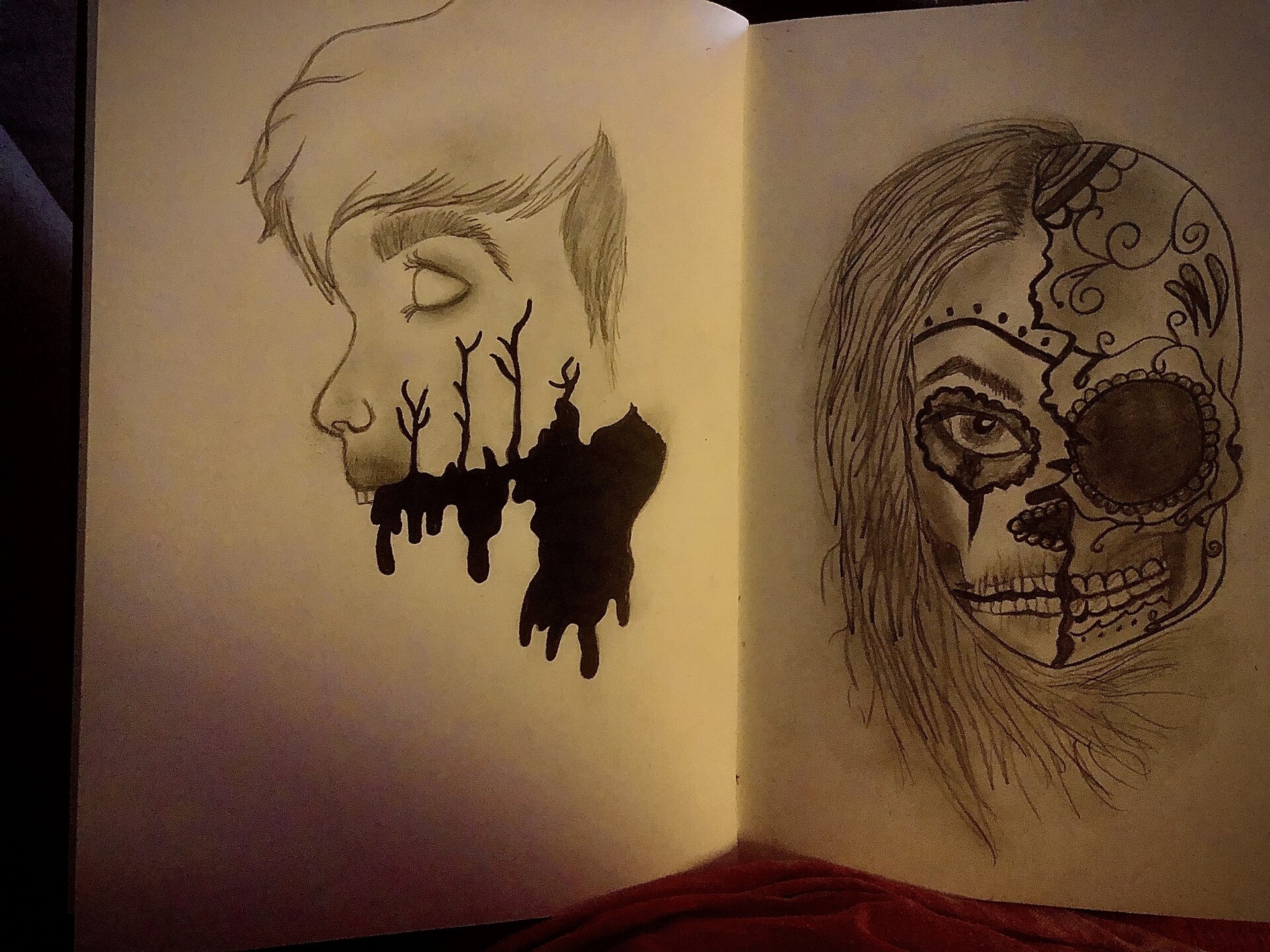 Easy Macabre Drawings